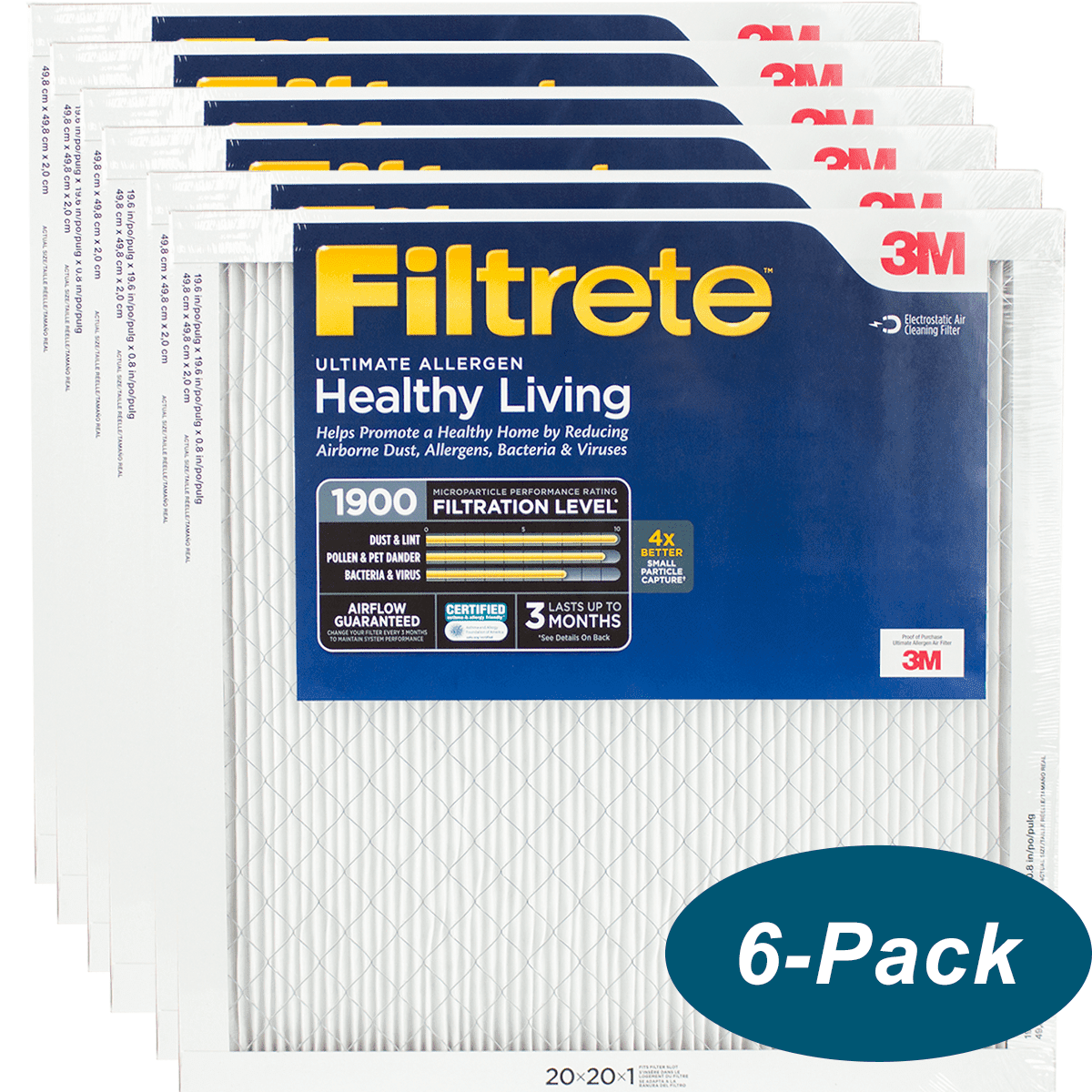 Filtrete Ultimate Allergen Reduction Filter UT02-2PK-1E - Walmart.com