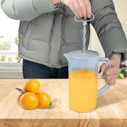 The Original MixStir Plastic Mixing Pitcher with Lid and Plunger, Set ...