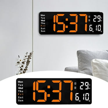 9-inch Timex Digital Atomic Clock with Temperature and Date - Walmart.com