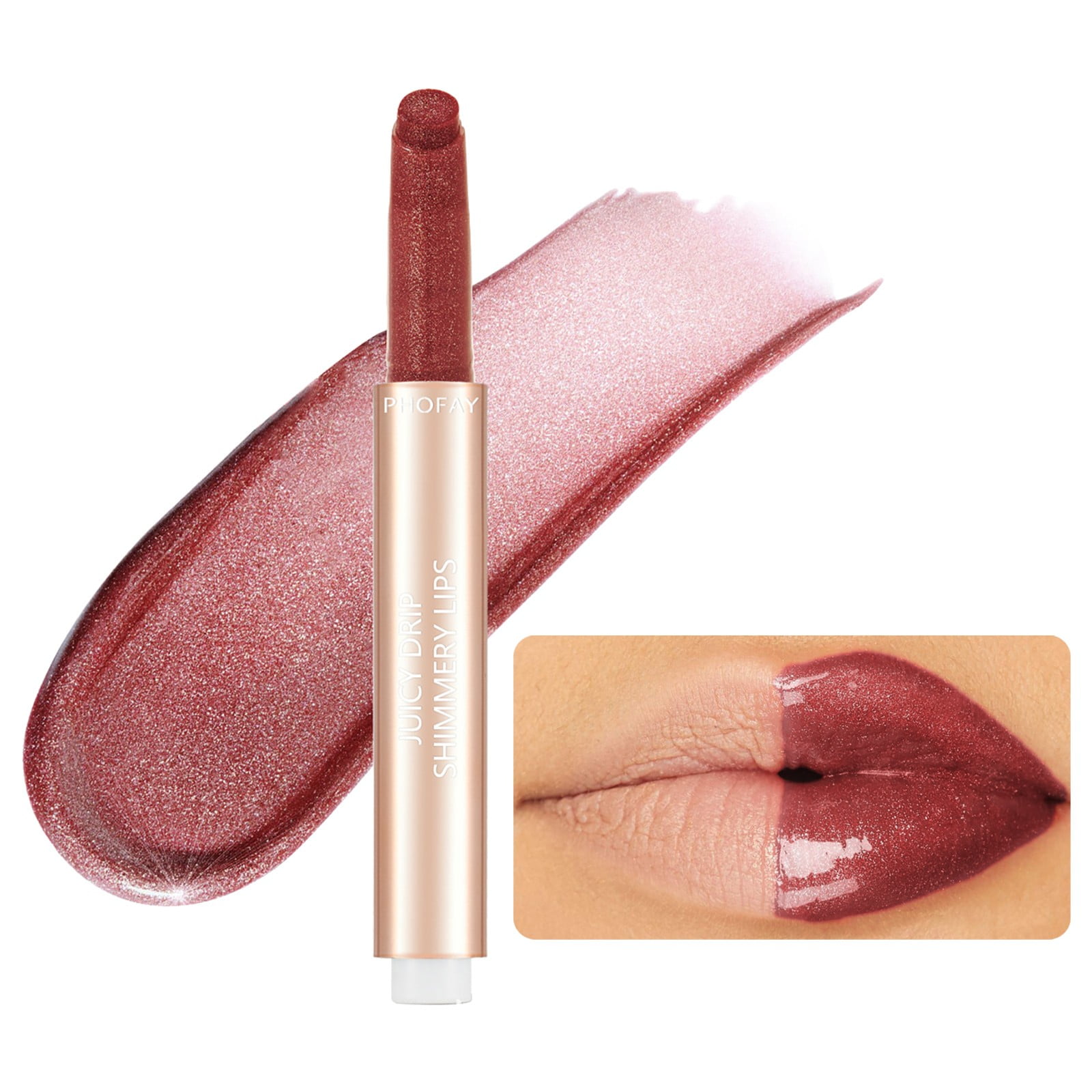 Fimeskey Succulent Glass Lips Plump Plump Lips Lip Gloss Slightly Spicy ...
