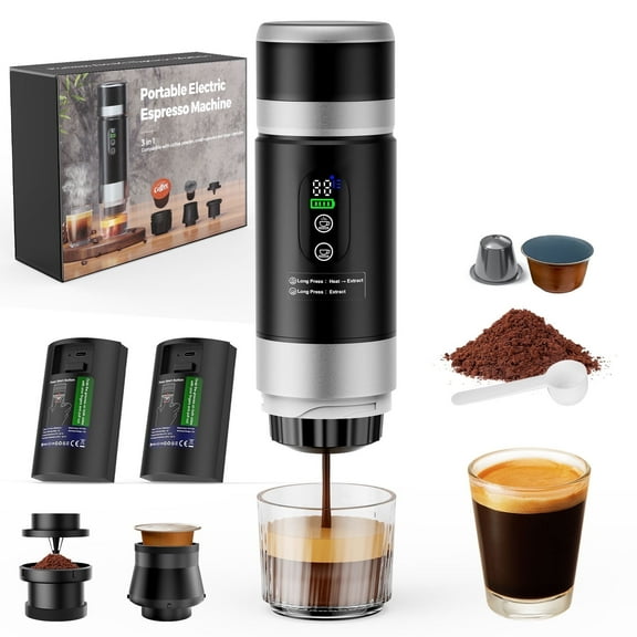 Portable Mini Espresso Machine Italian Travel Small Coffee Machine ...