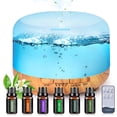 Fimilo 500ml Essential Oil Diffuser with 6*10ml Essential Oils Set ...