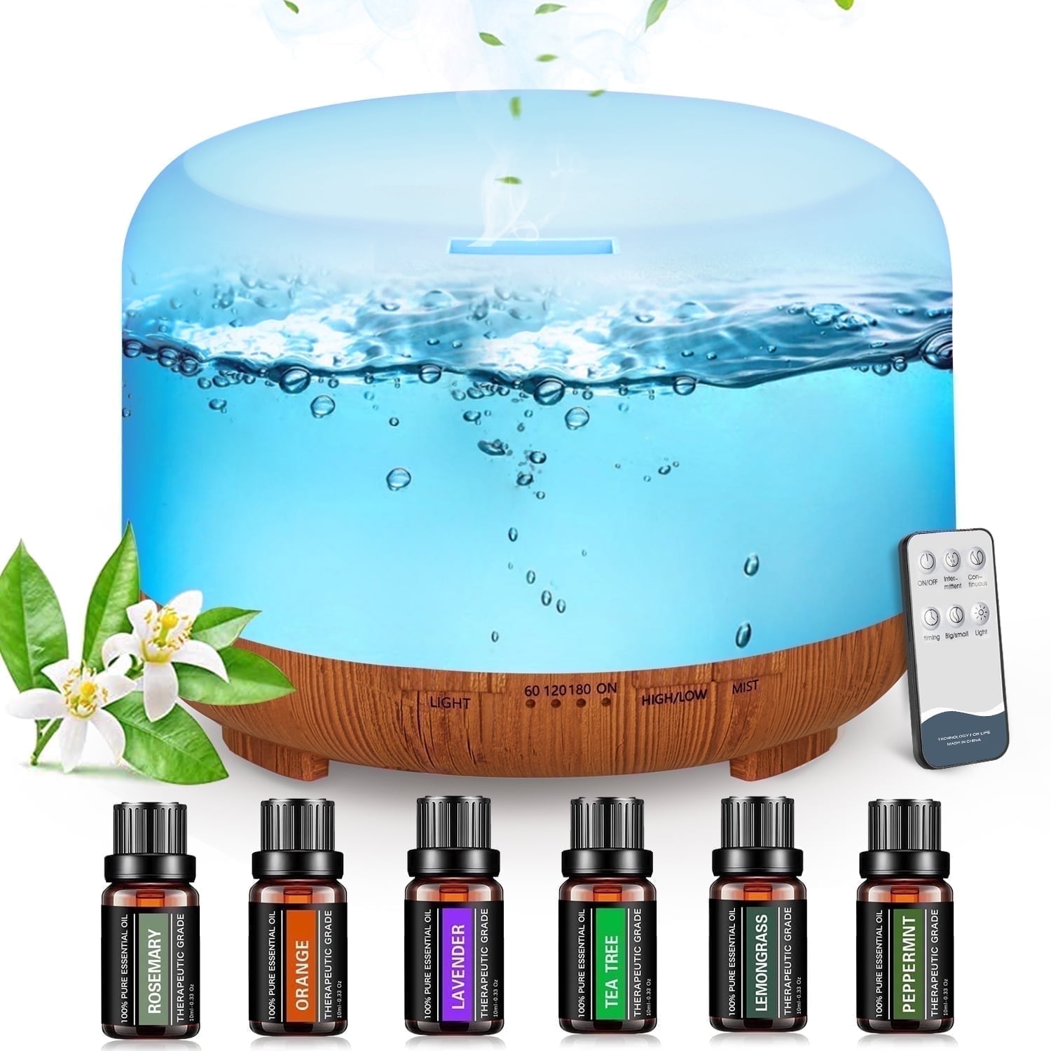 Fimilo 500ml Essential Oil Diffuser, Remote Control, Aroma Air ...