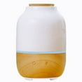 Fimilo Ceramic Essential Oil Diffuser,Natural Wood Base Cool Mist ...