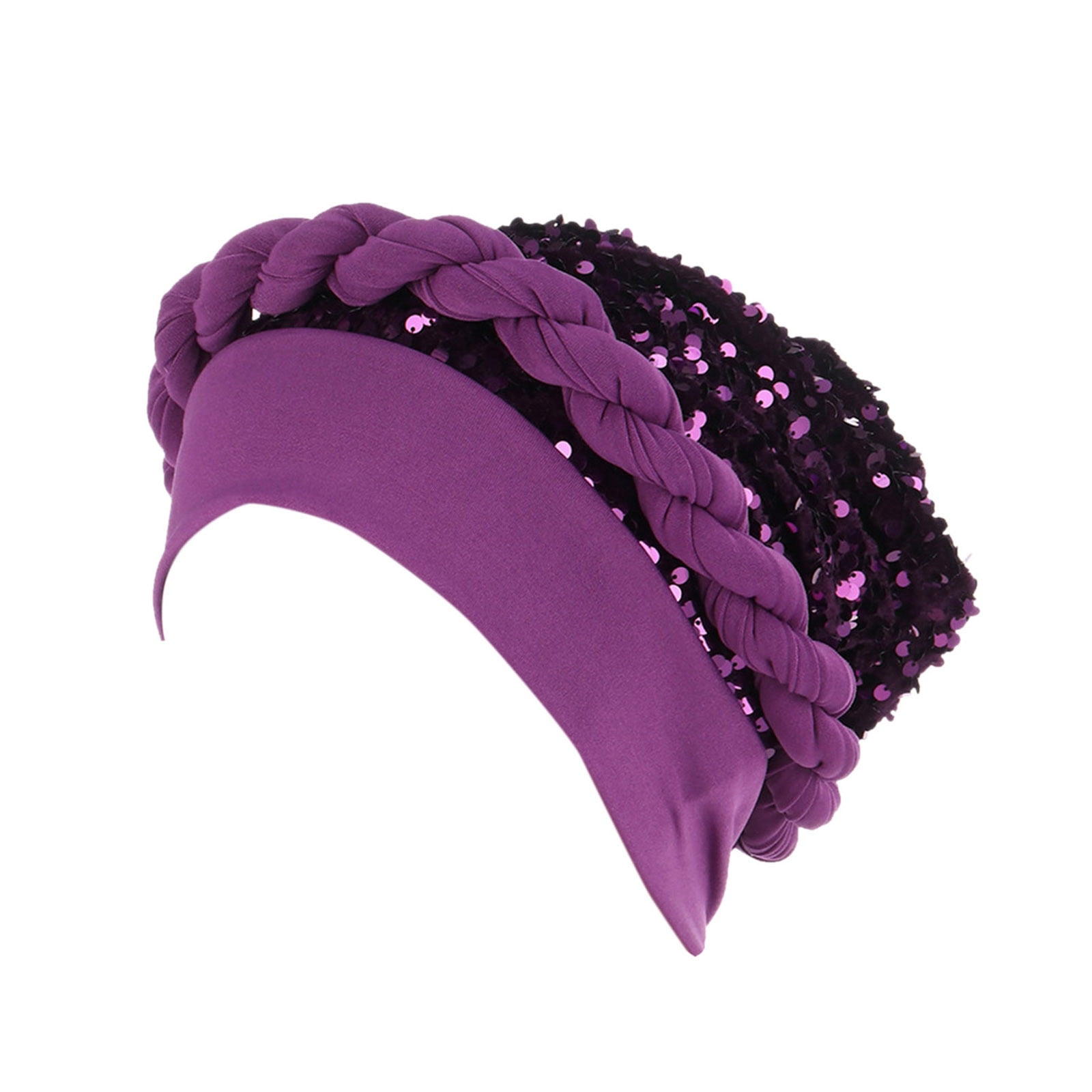 Fimkaul Head Wraps for Women Beanie Hat Cap Cover Headwear Wrap Pre ...