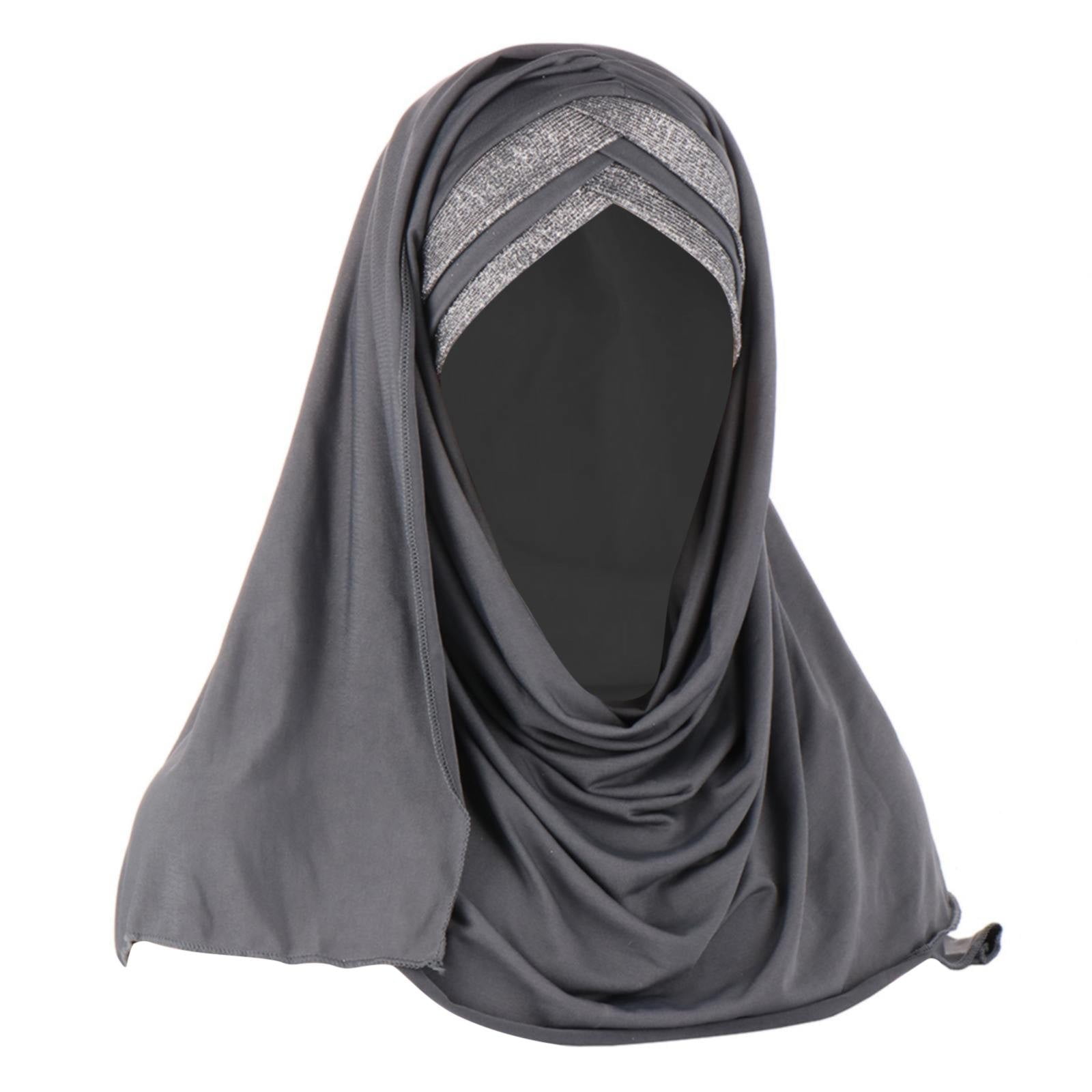 Fimkaul Head Wraps for Women Eid Al Fitr Colored Forehead Bright Scarf ...