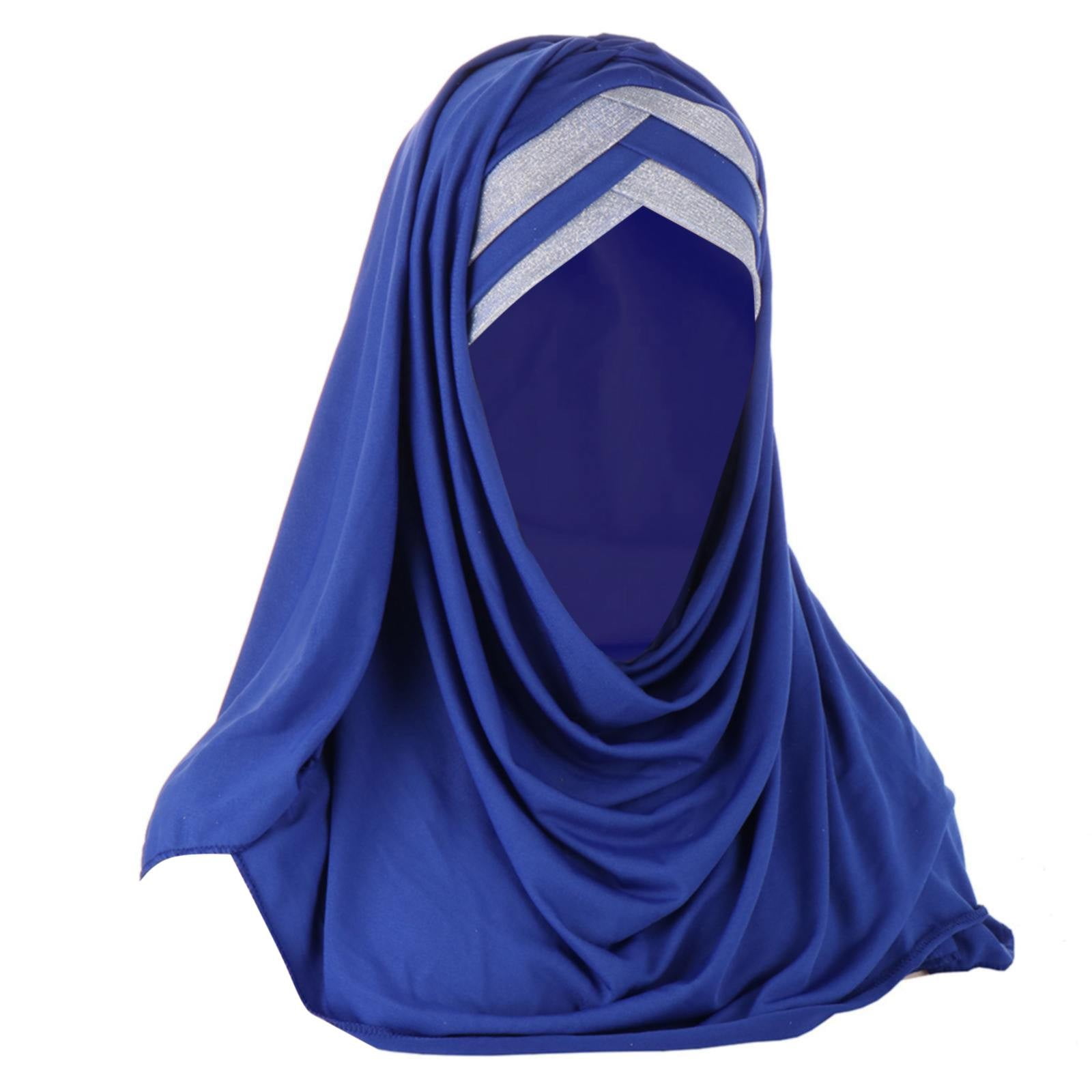 Fimkaul Head Wraps for Women Eid Al Fitr Colored Forehead Bright Scarf ...