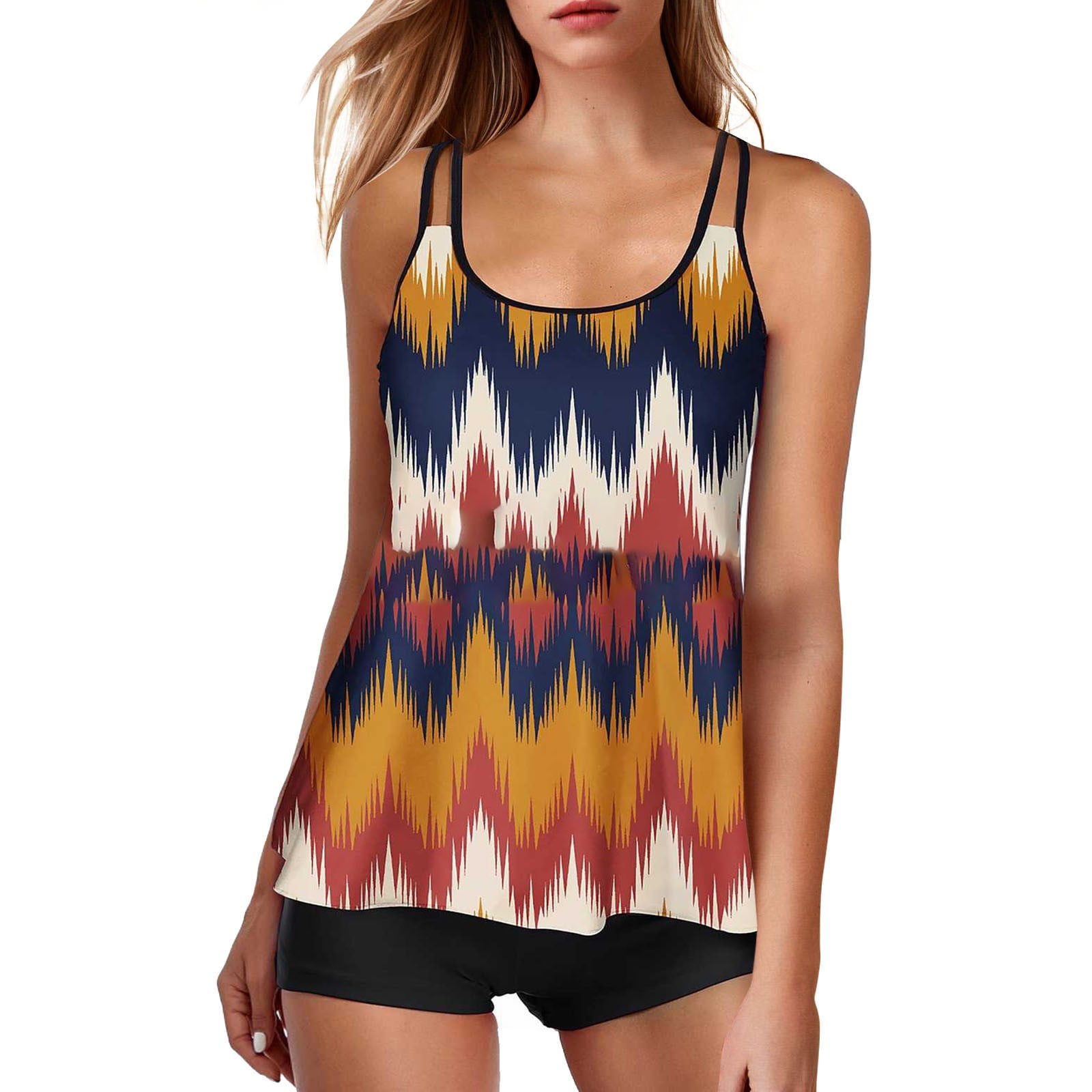 Fimkaul Plus Size Tankini Swimsuits For Women Slimming And Shielding