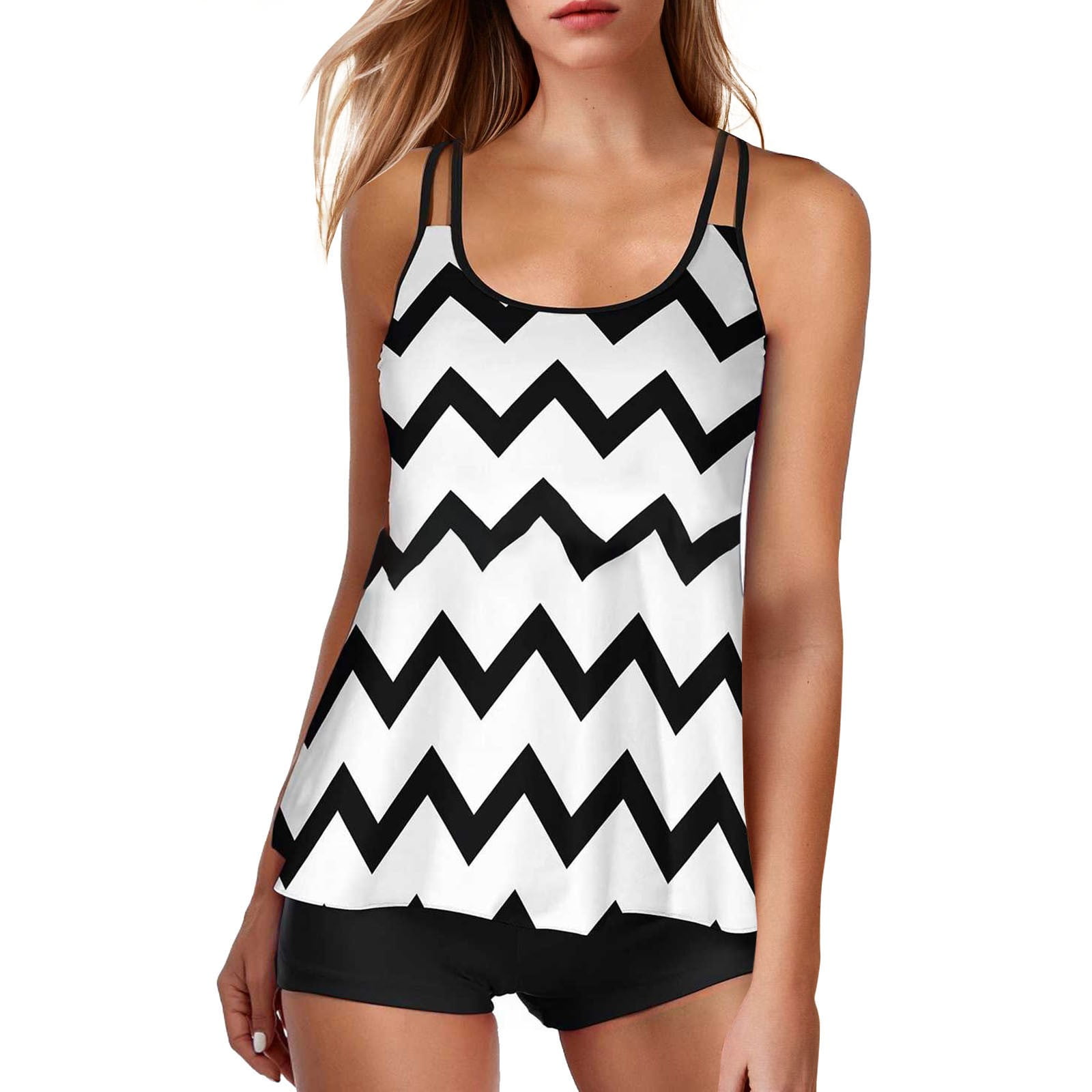 Fimkaul Plus Size Tankini Swimsuits For Women Slimming And Shielding