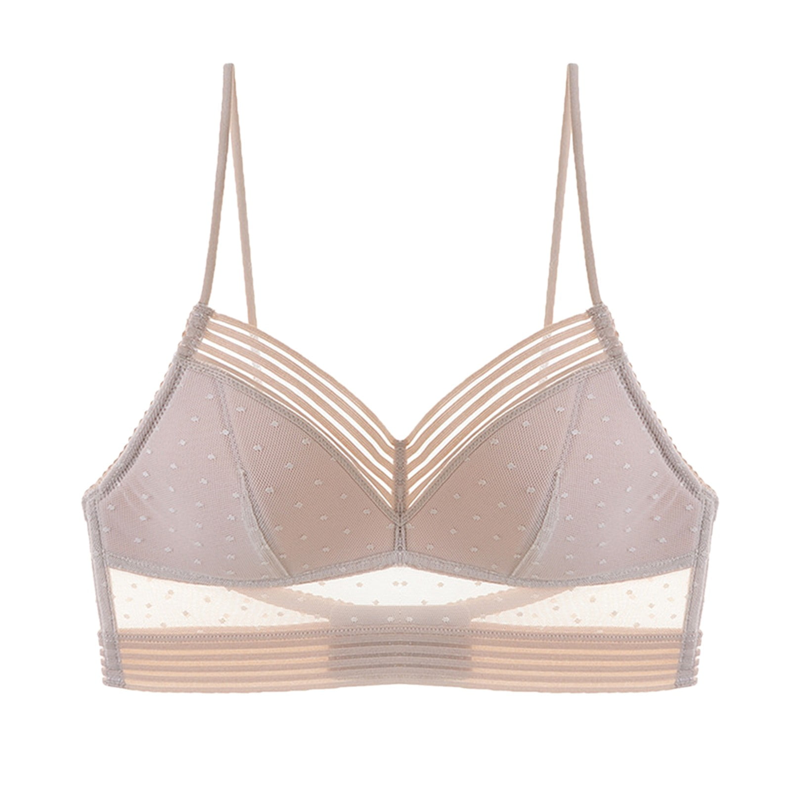 Fimkaul Women's Push Up Bra Plus Size No Steel Ring French Underwear ...