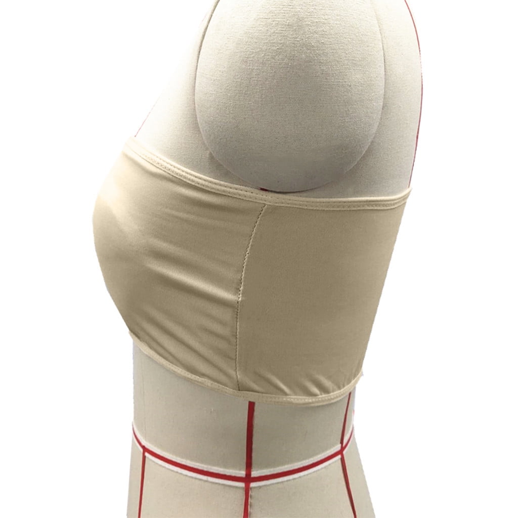 Fimkaul Women's Strapless Bras Double Plus Size Bandeau Tube Removable ...