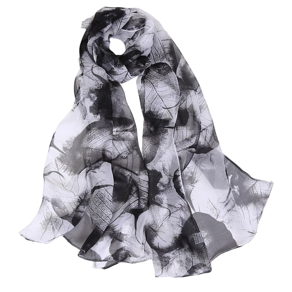 Fimkaul Womens Scarf For Lightweight Print Floral Pattern Fashion ...