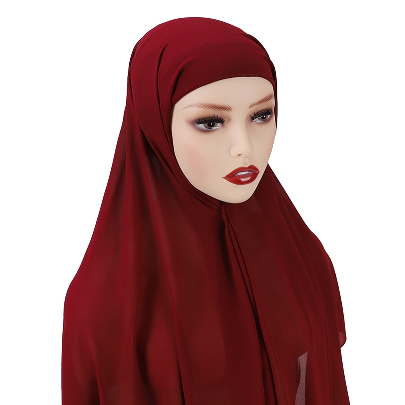 Fimkaul Womens Scarf Soft Chiffon Long Fashion Muslim Hijab Wrap Hijab ...