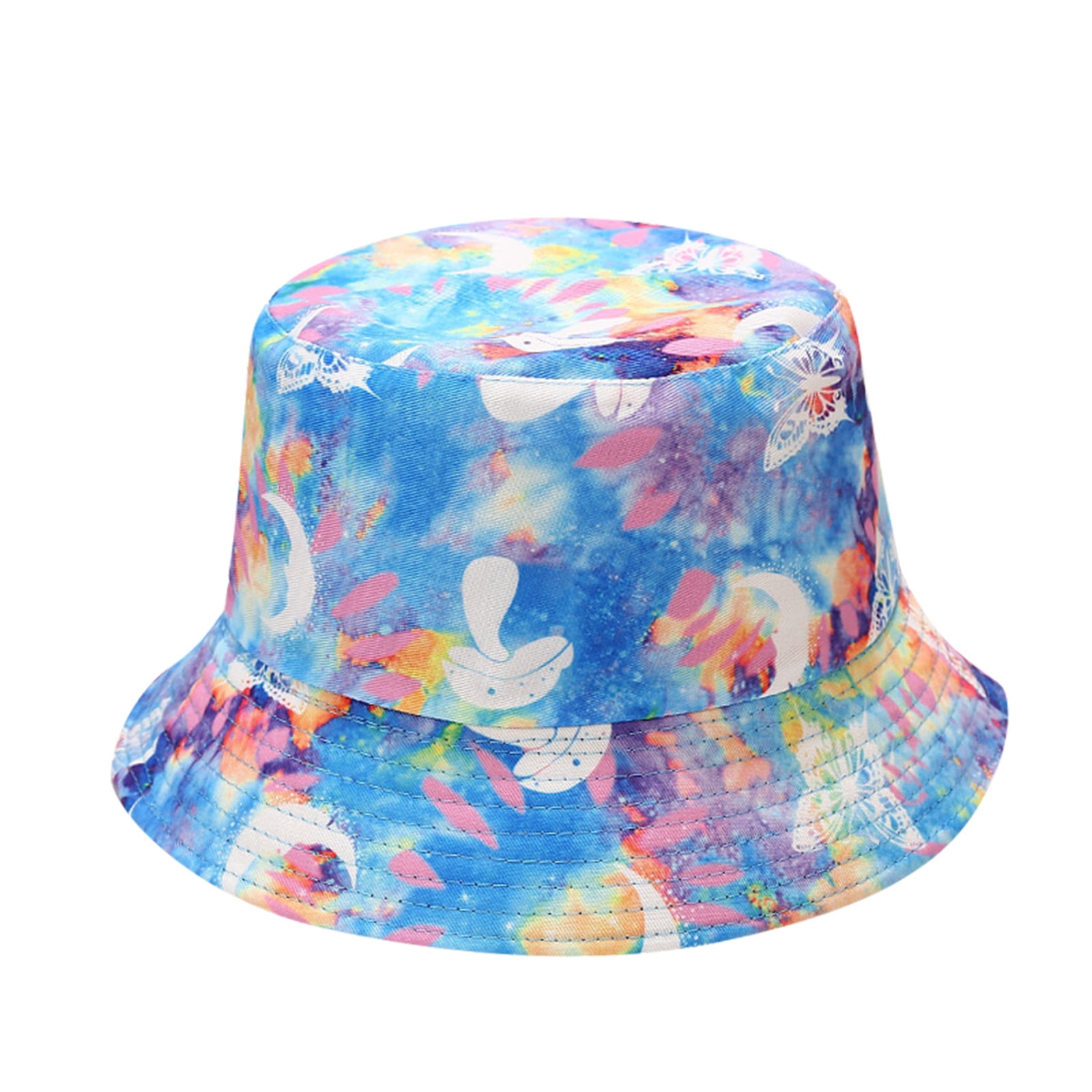 Fimkaul Womens Summer Baseball Cap Hats Bucket Packable Tie dye Sun ...