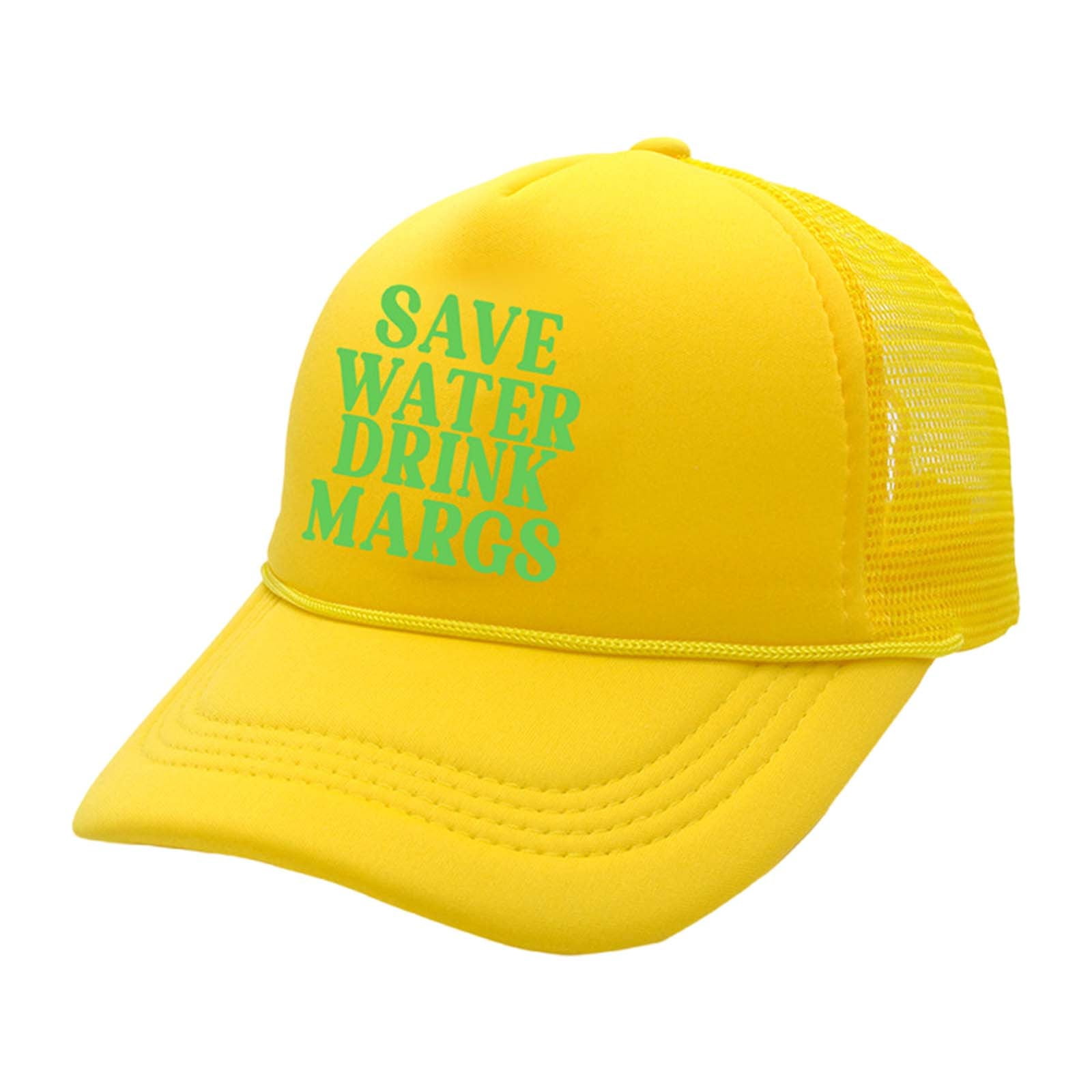 Fimkaul Womens Summer Baseball Cap Water Drink Margs Trucker Hat Trendy ...