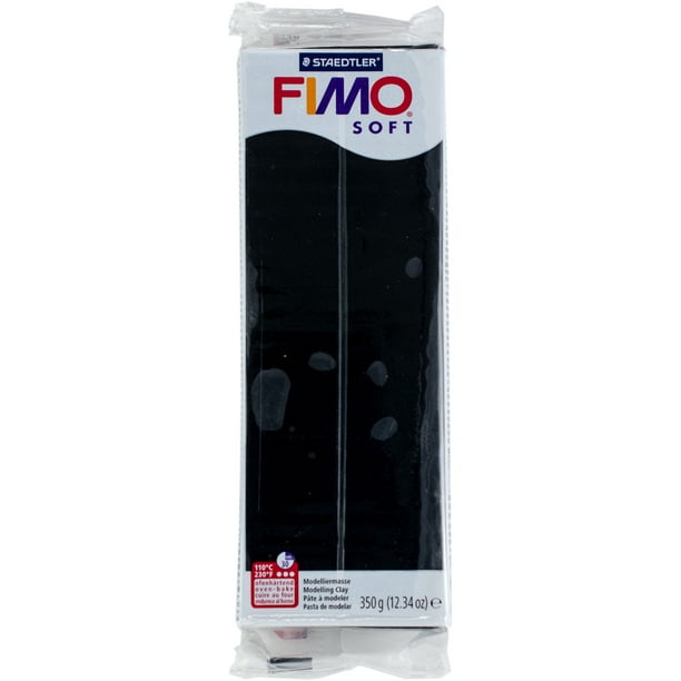 Fimo Soft Polymer Clay 12.34oz-Black - Walmart.com