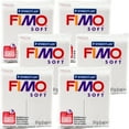 Fimo Soft Polymer Clay 2oz-White, Multipack Of 6- - Walmart.com