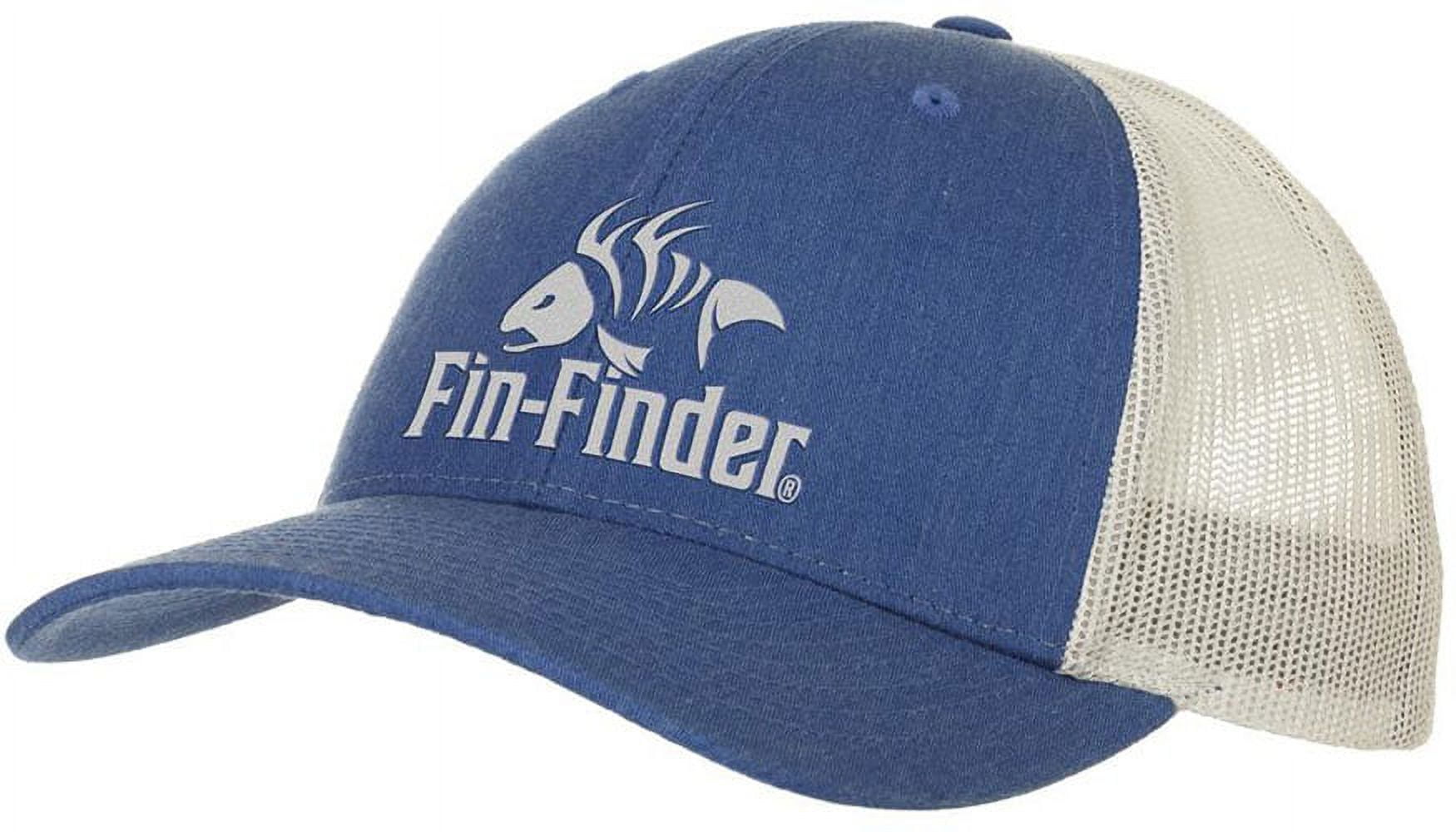 Fin Finder Logo Hat Heathered Royal/light Grey - Walmart.com
