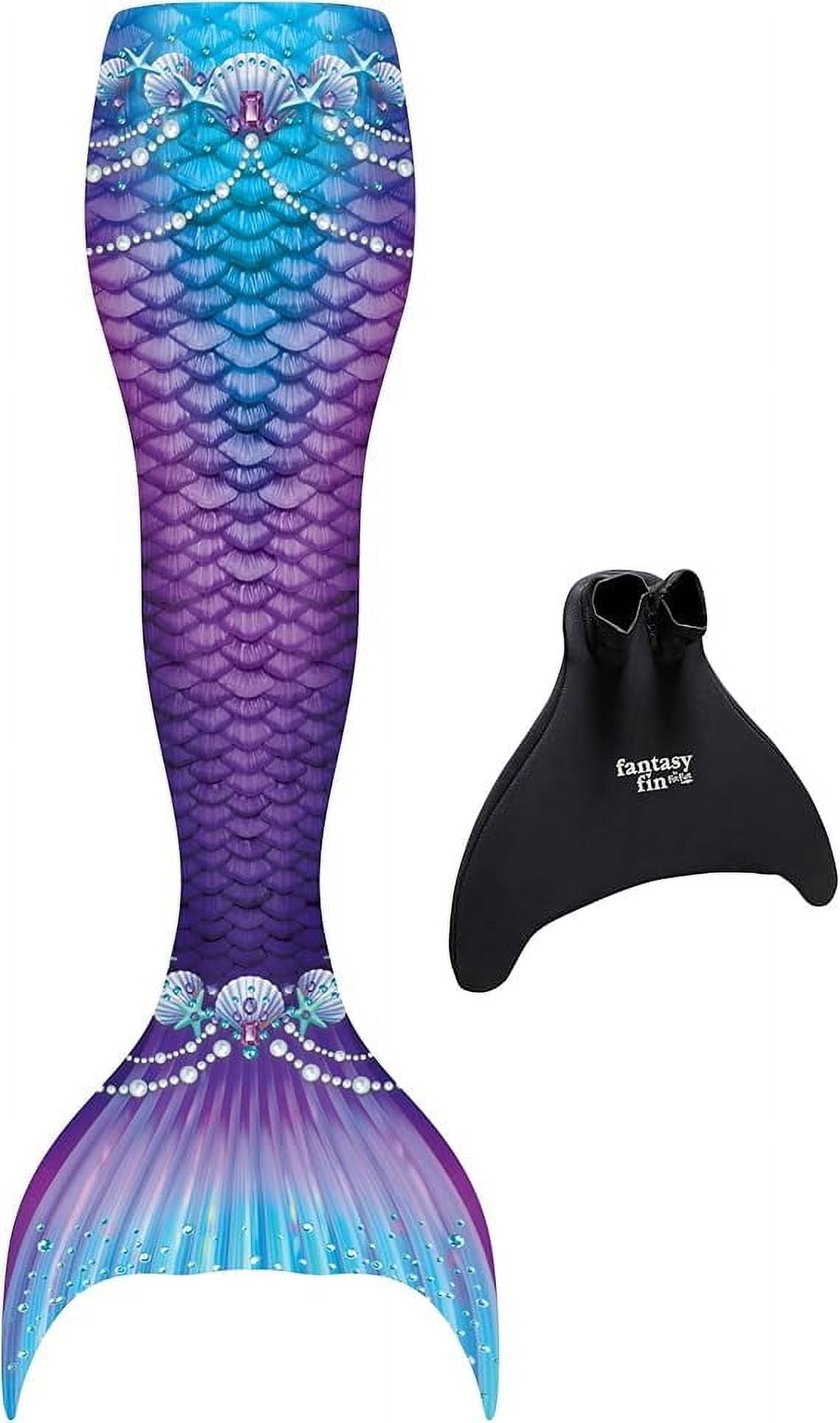 Fin Fun Fantasy Mermaid Tail for Girls and Boys, Monofin for Swimming ...