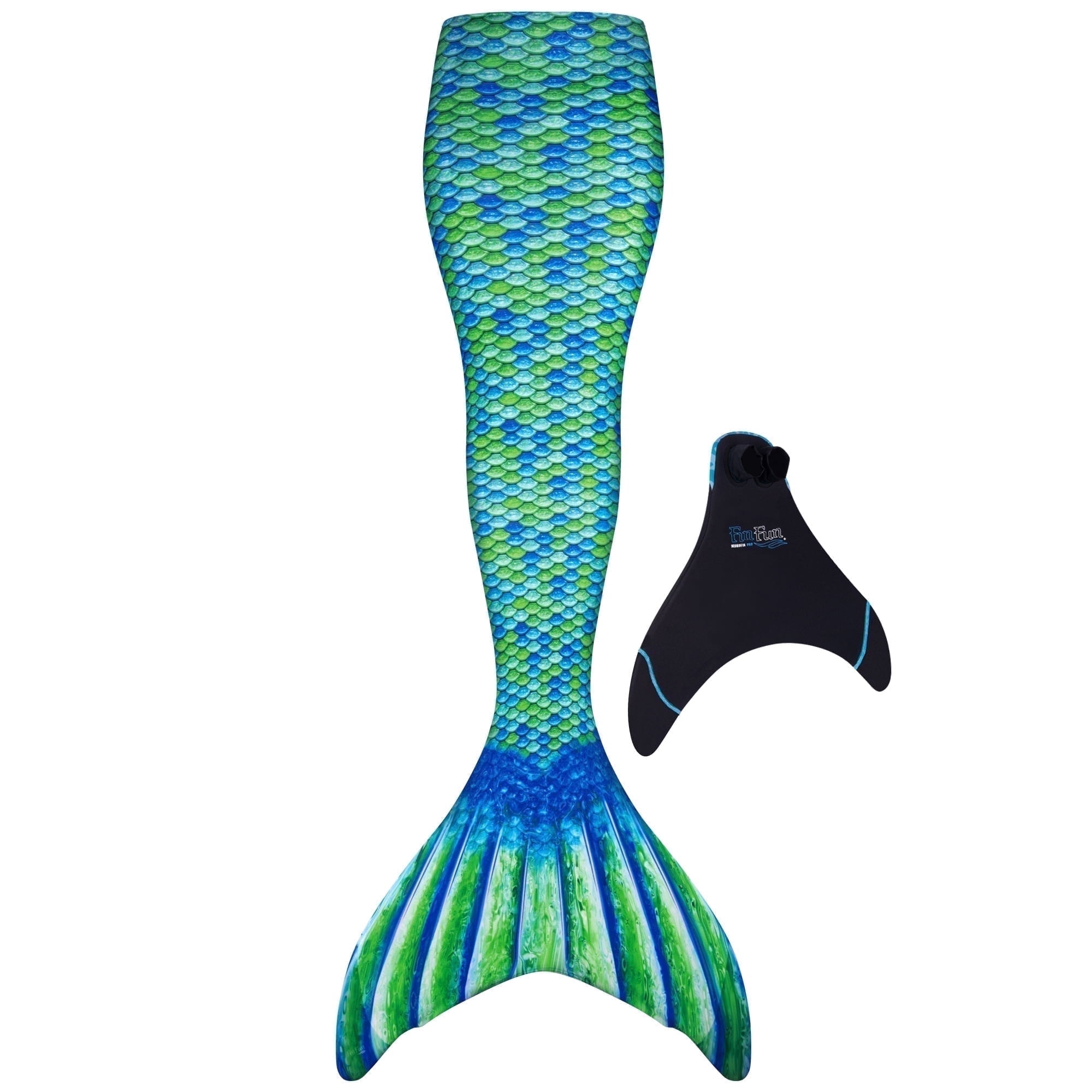 Fin Fun Mermaidens - Mermaid Swimming Tail with Monofin for Adults ...