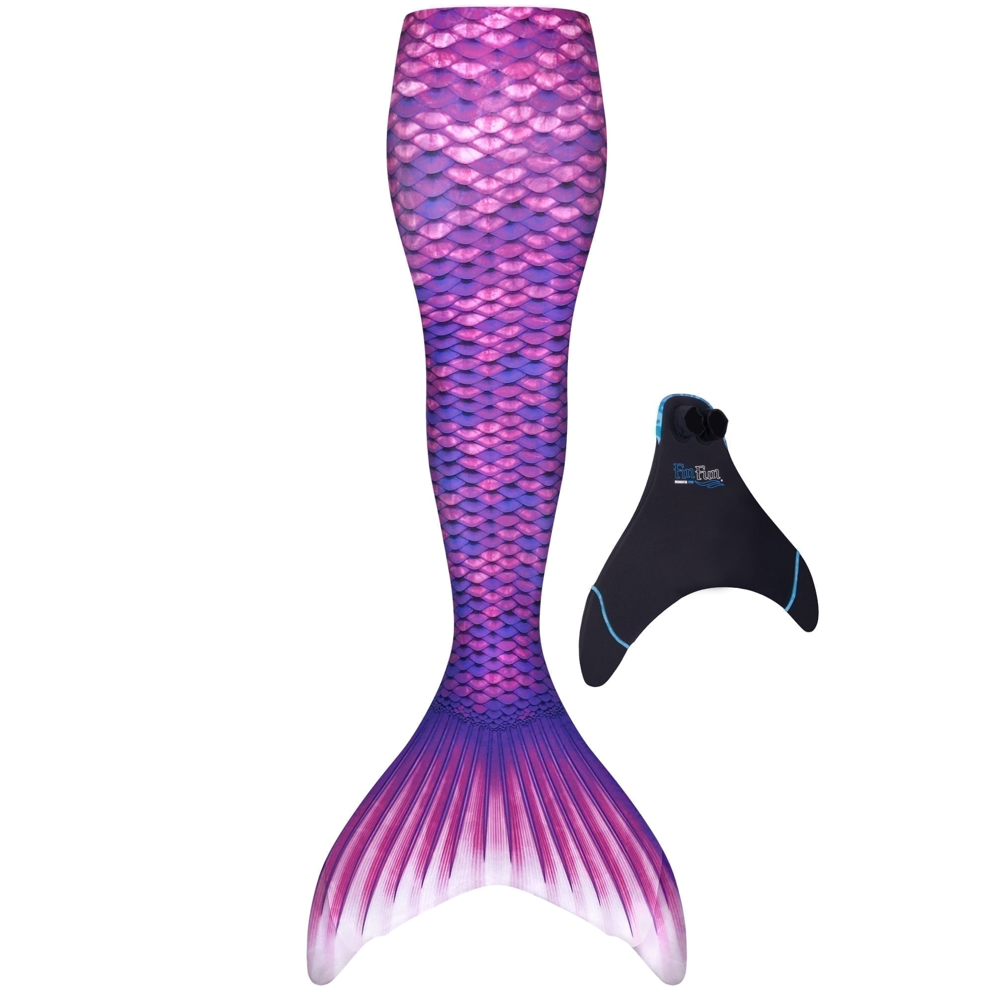 Fin Fun Mermaidens - Mermaid Swimming Tail with Monofin for Kids, Kids ...