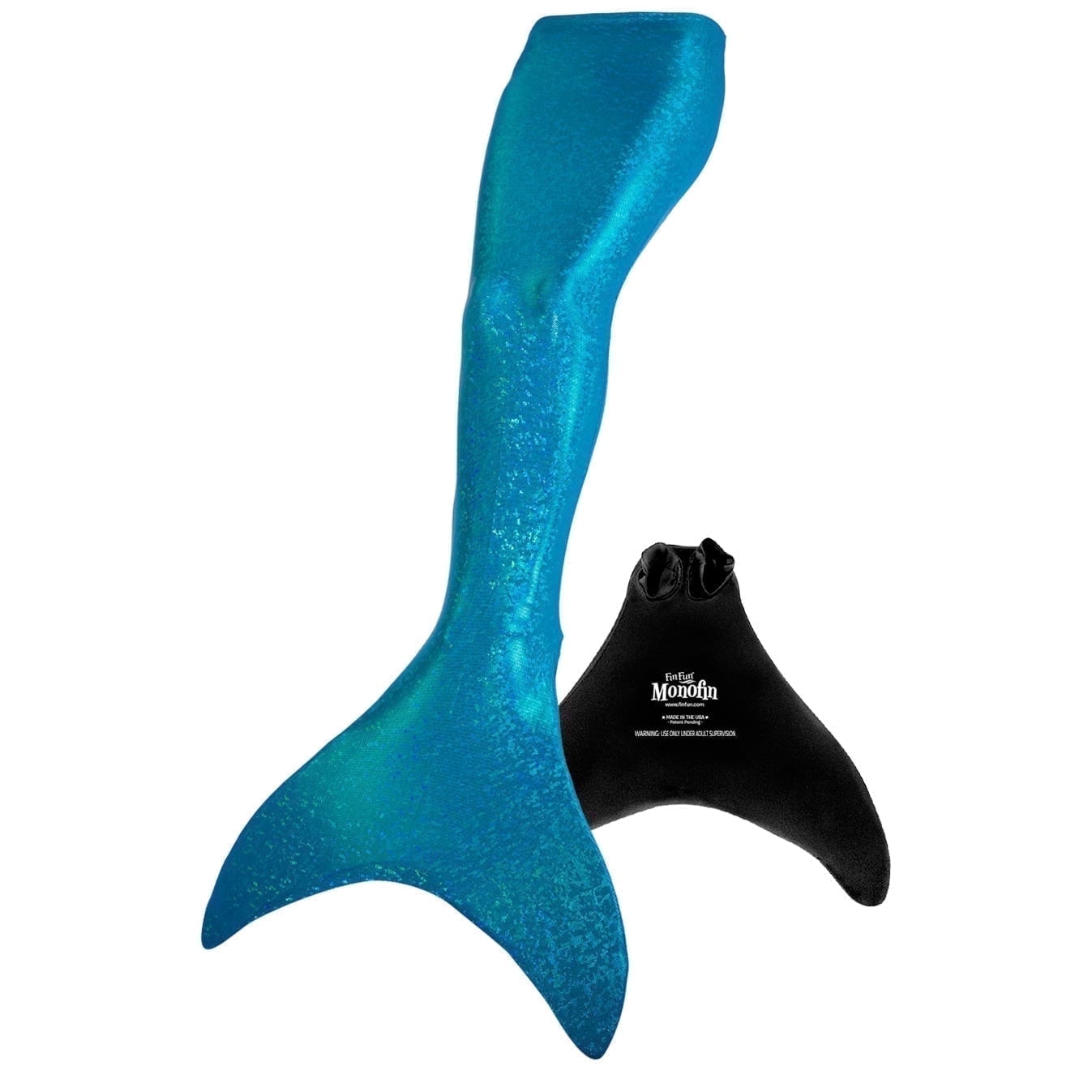Fin Fun Sparkle Mermaid Tail - Swimming Tails with Monofin for Kids ...
