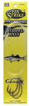 Fin Strike POC3680 ProSeries Snelled Hooks Striped Bass Octopus ...