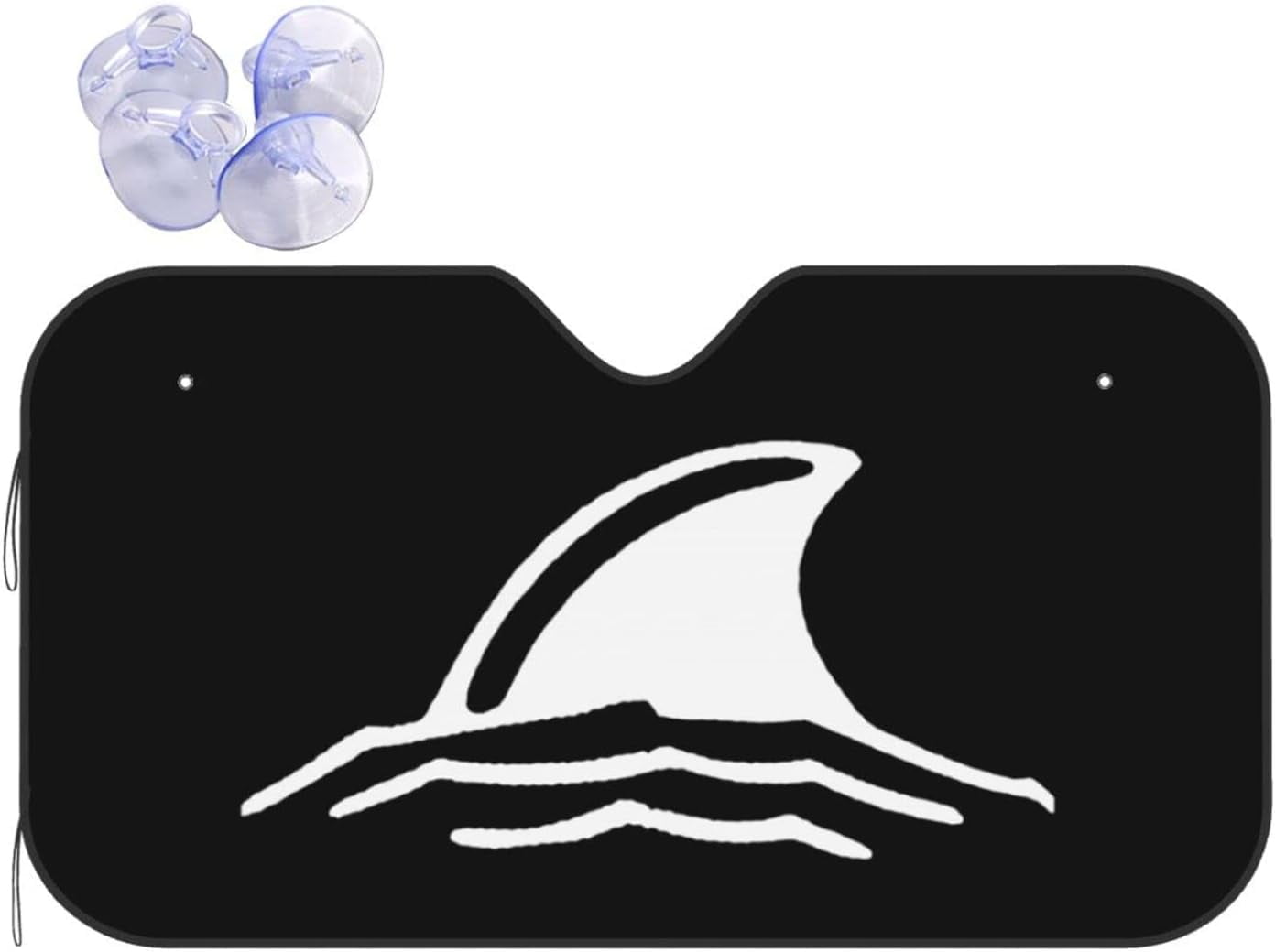 Fin in Water Pattern Windshield Car Sun Shade Front Window Sunshade for ...