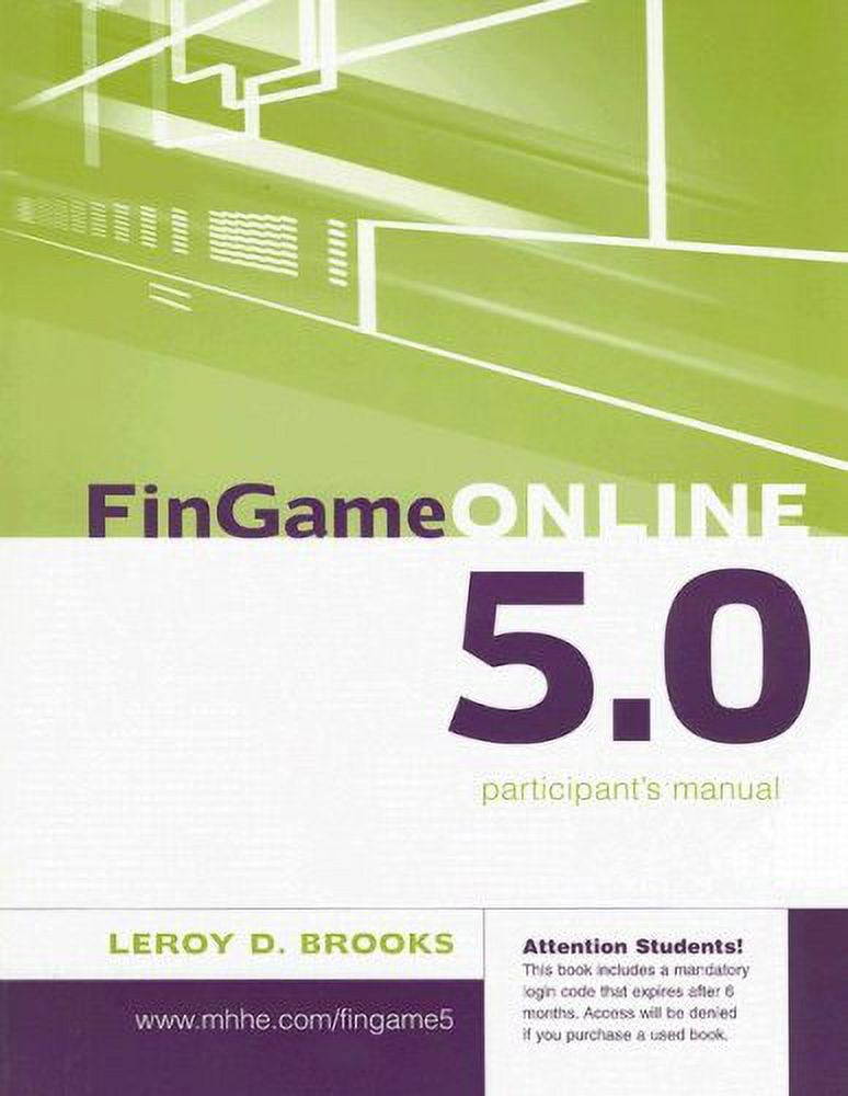 Pre-Owned FinGame Online 5.0: The Financial Management Decision Game ...