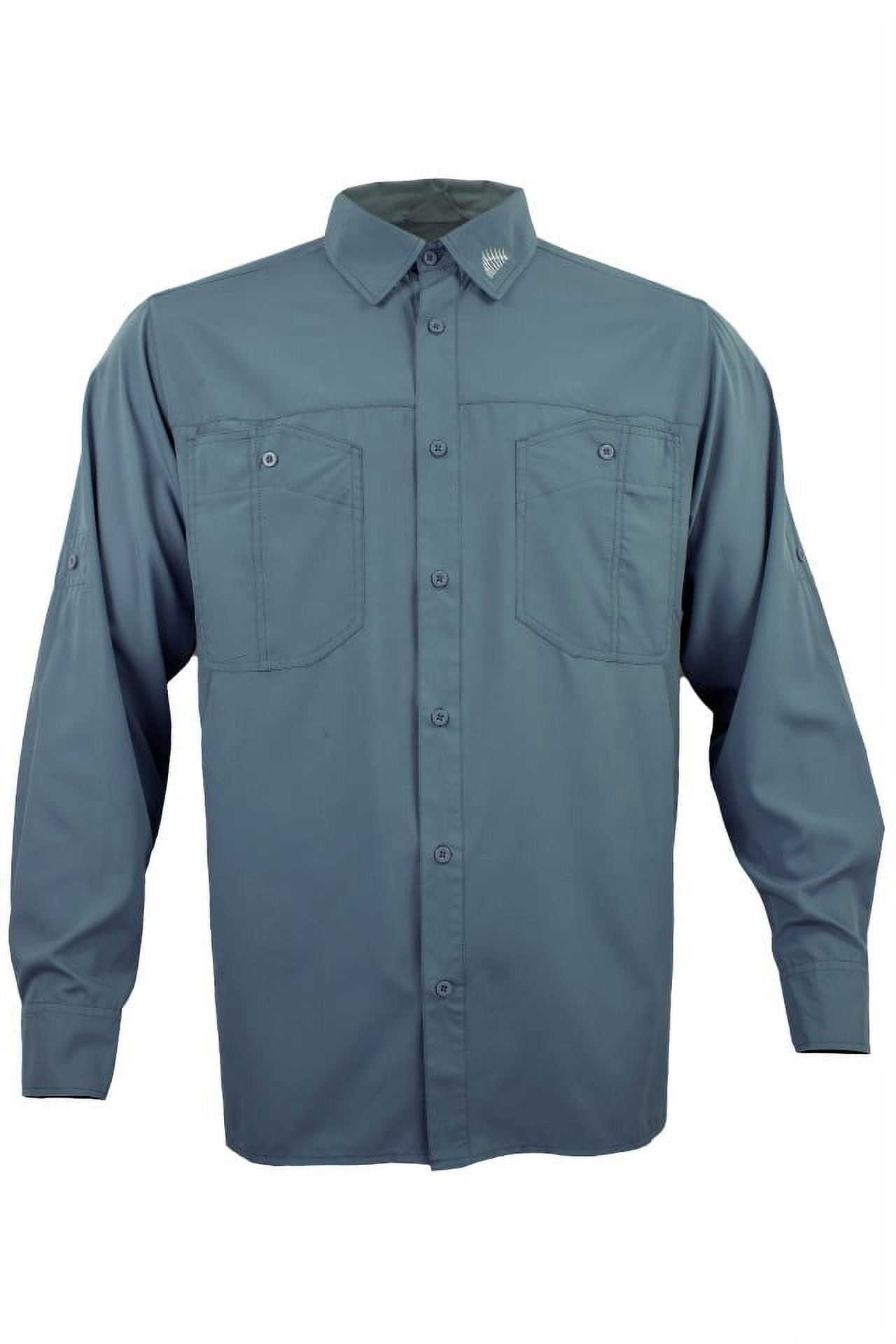 FinTech Long Sleeve Fishing Shirt for Men - Large - Walmart.com