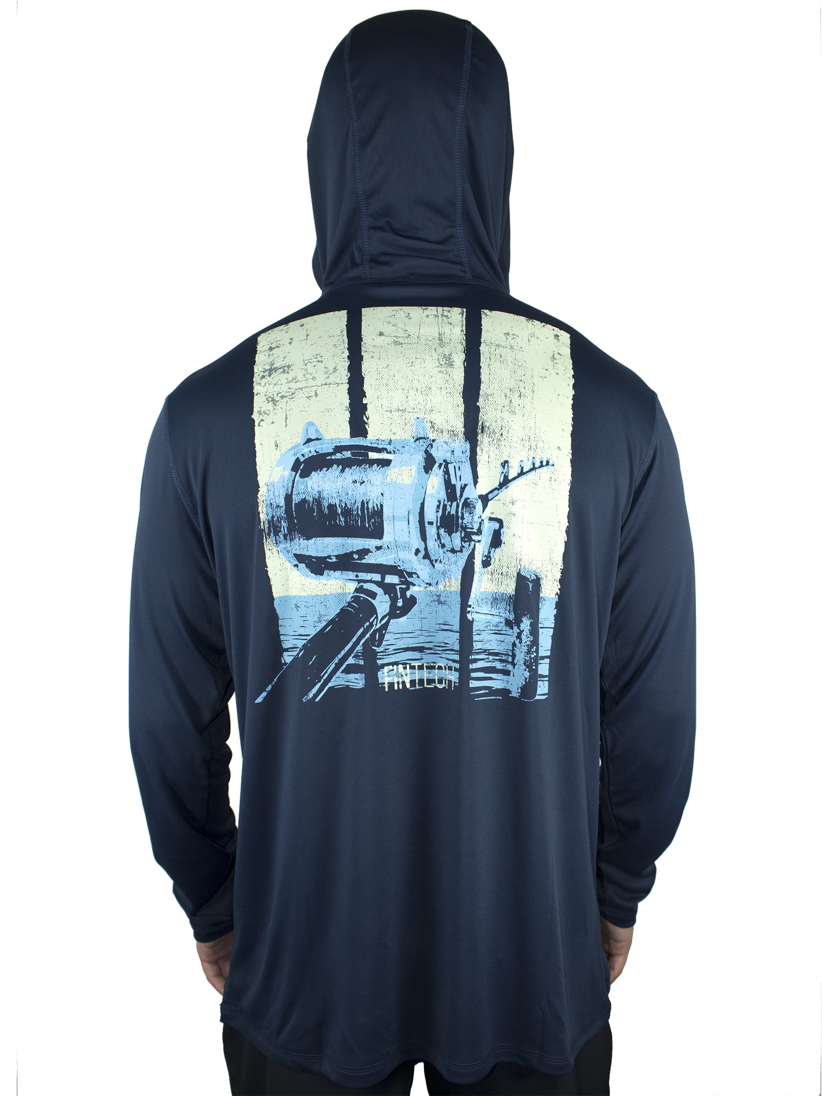 FinTech Men's LS UV Hoodie "Castaway" - Walmart.com