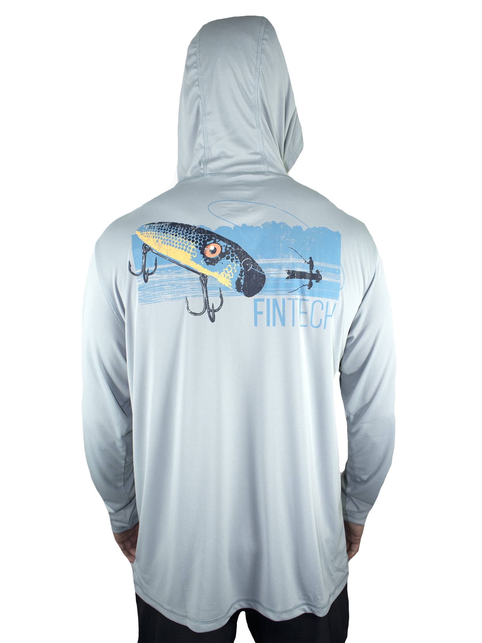 FinTech Men's Long Sleeve UV Protection Fishing Hoodie - Coastal ...
