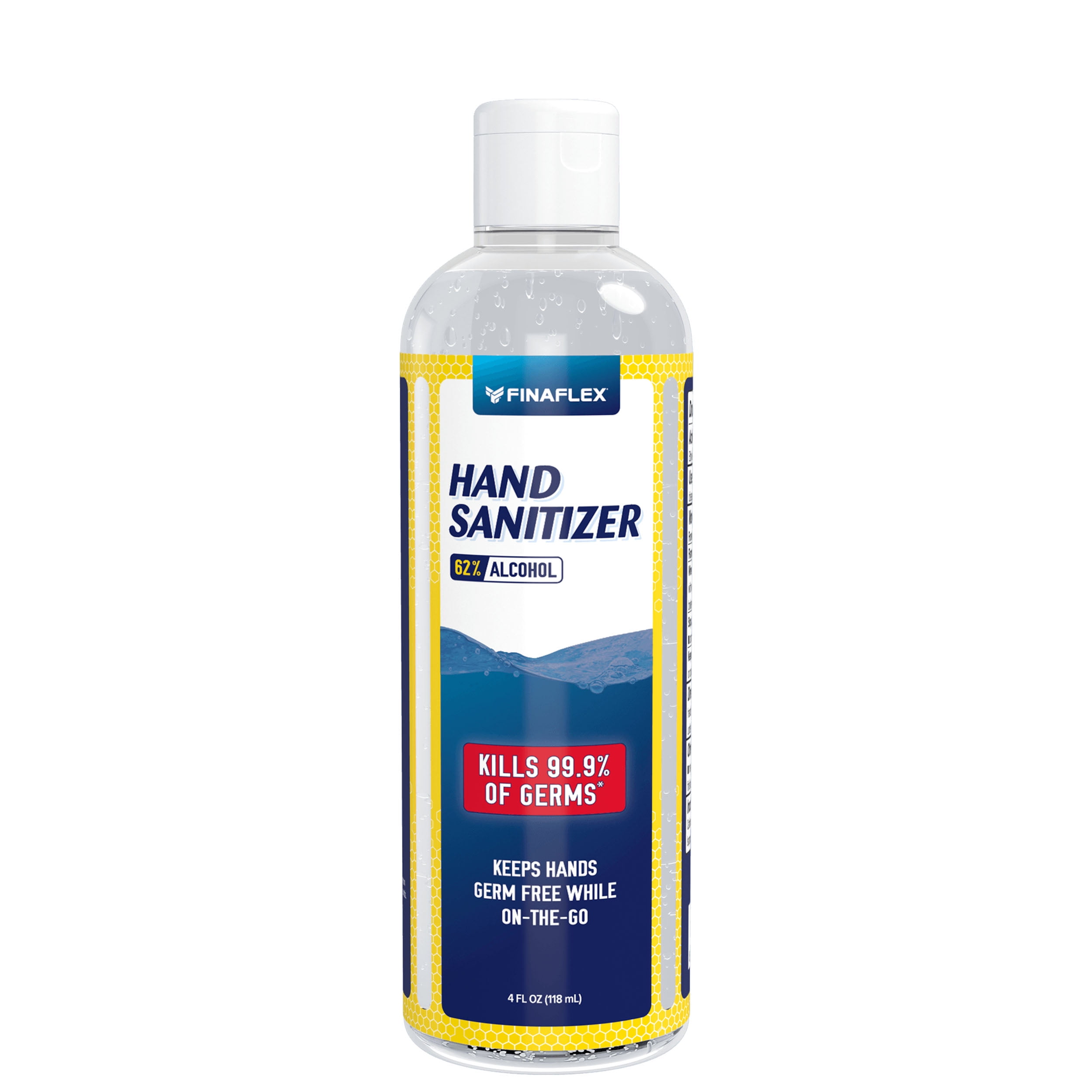 Finaflex Hand Sanitizer 4oz Travel Size 62% Alcohol Gel - Walmart.com