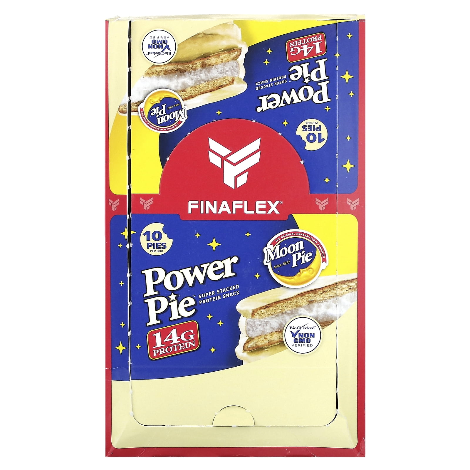 Finaflex Power Pie Vanilla MoonPie, Protein-Packed Dessert, 10 Pies, 2. ...