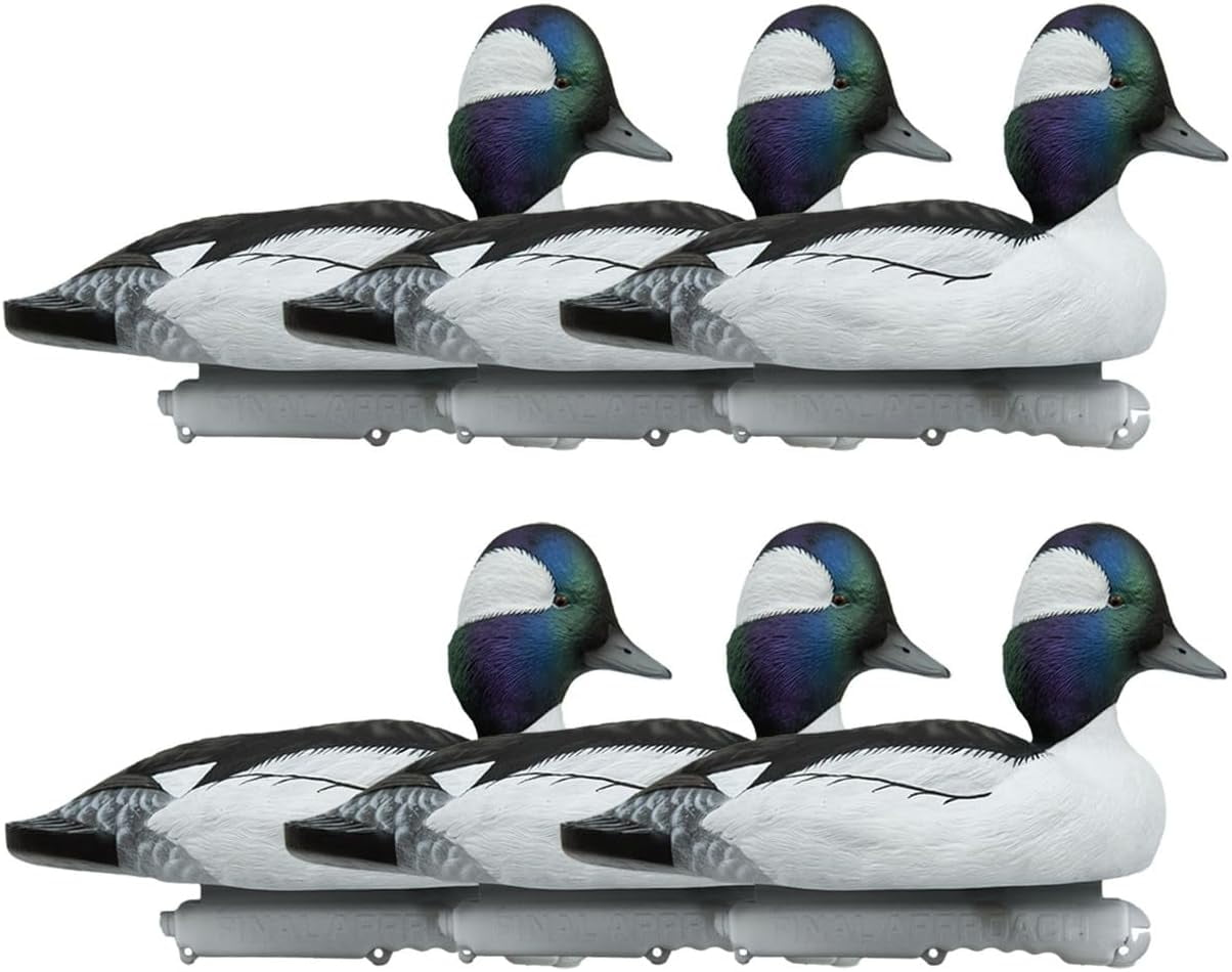 Final Approach Live Bufflehead Floating Duck Decoys, 6 Pack - Walmart.com