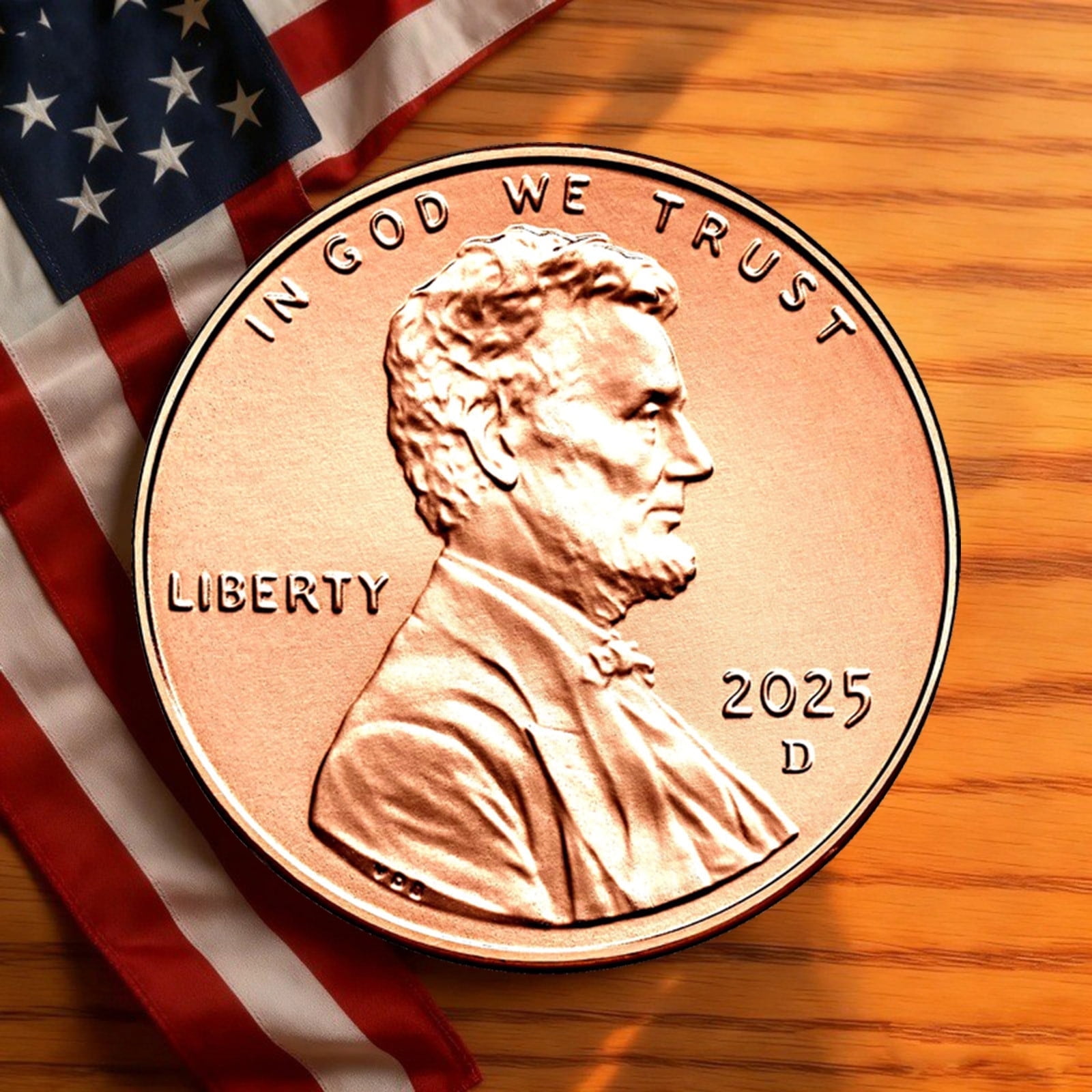 Final Cent Tribute Coin Collection Ornament – Commemorative 2025 Penny ...