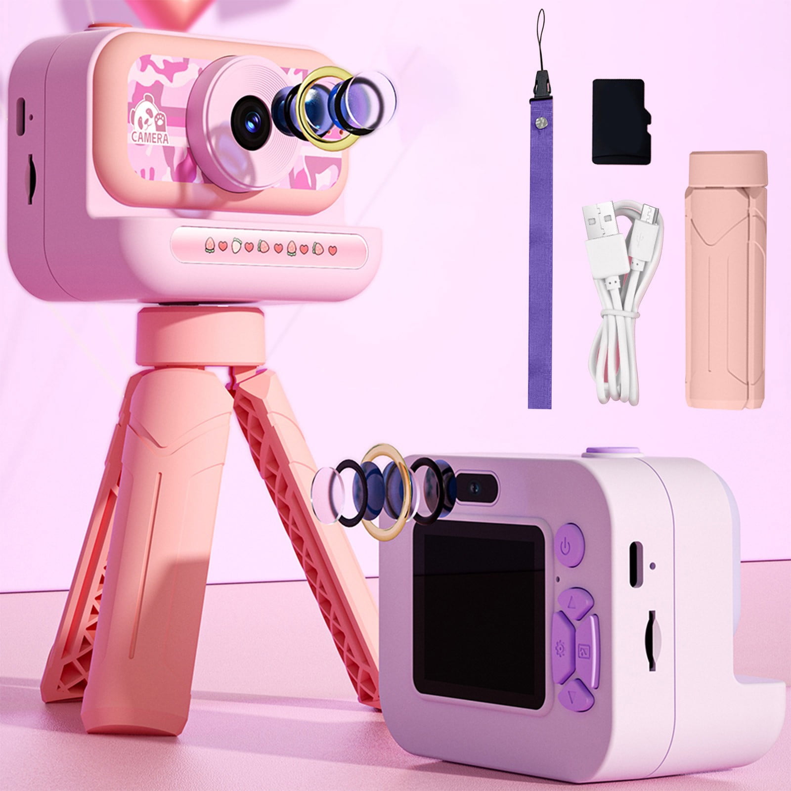 Final Clearance, Kids Digital Camera with Flip-Up Lens, HD Video ...