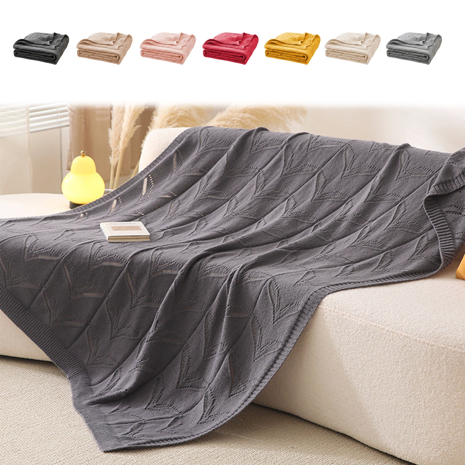 Final Clearance, Summer Cool Knitted Blanket, Ice Effect Blanket for ...