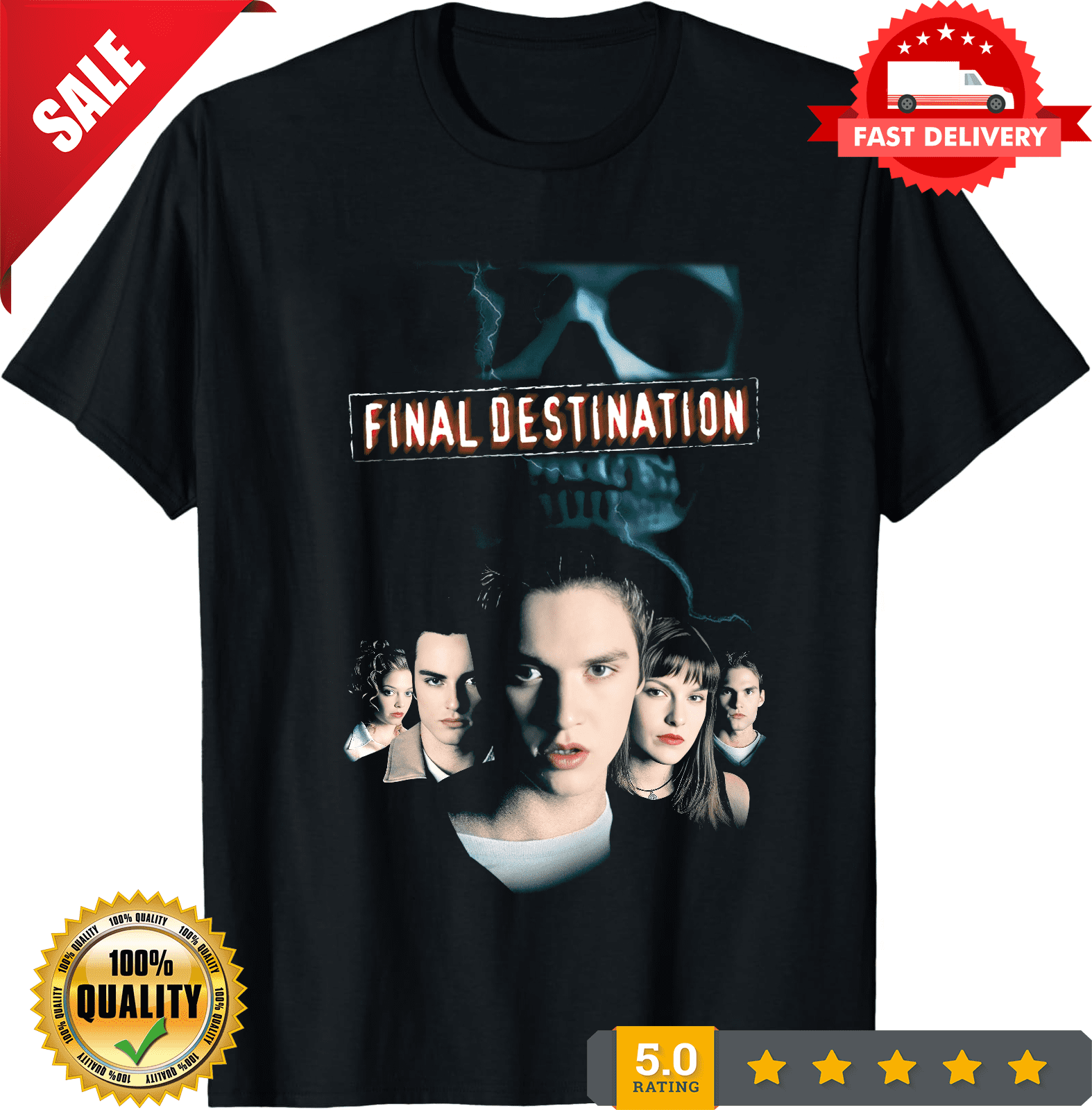 Final Destination Movie t-shirt USA MADE IN USA, LIMITED EDITION ...
