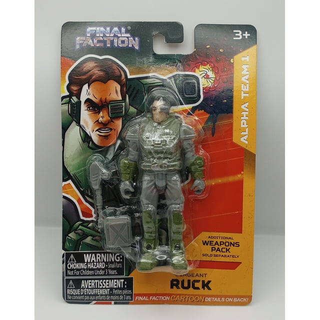 Final Faction Alpha Team 1 Sergeant Ruck Action Figure - Walmart.com