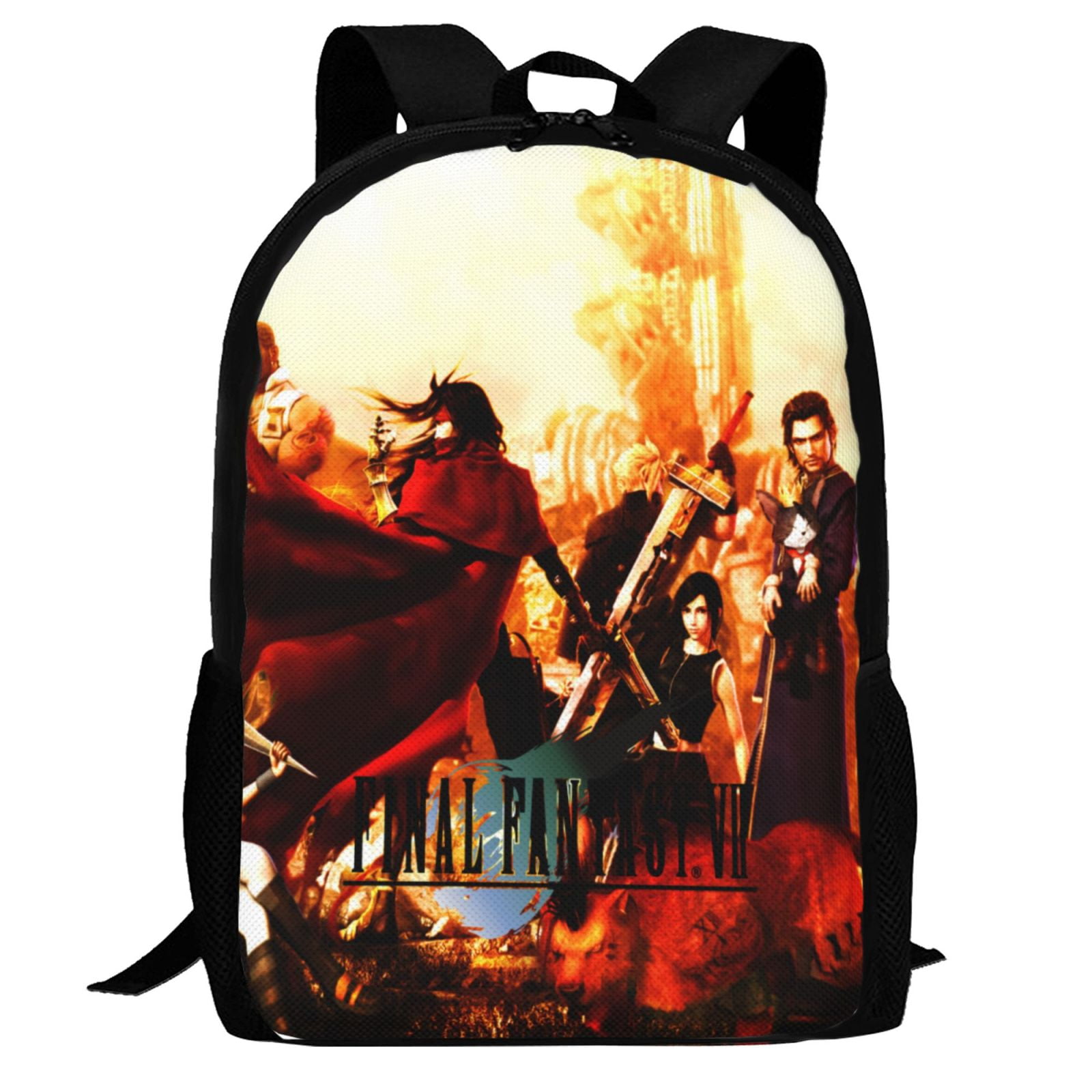 Final Fantas Vii Backpack,3d Print Laptop Backpack Lightweight Casual ...