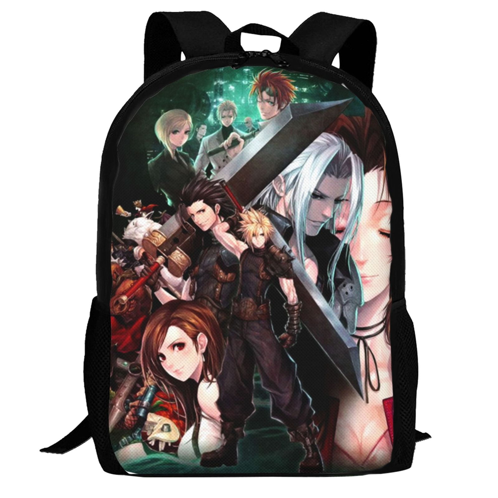 Final Fantas Vii Backpack,3d Print Laptop Backpack Lightweight Casual ...