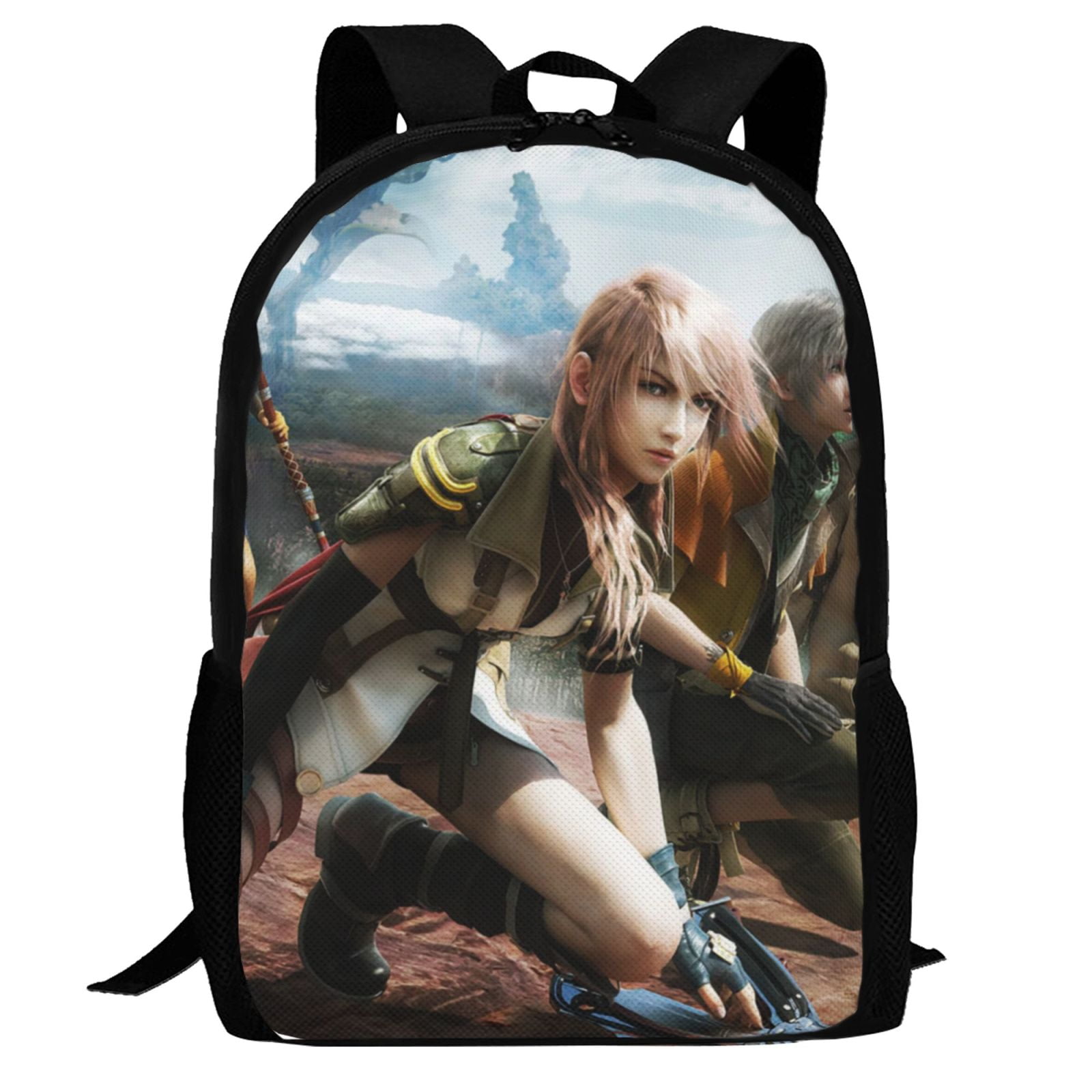 Final Fantasy Backpack, 3d Printed Laptop Backpack, Water Resistant ...