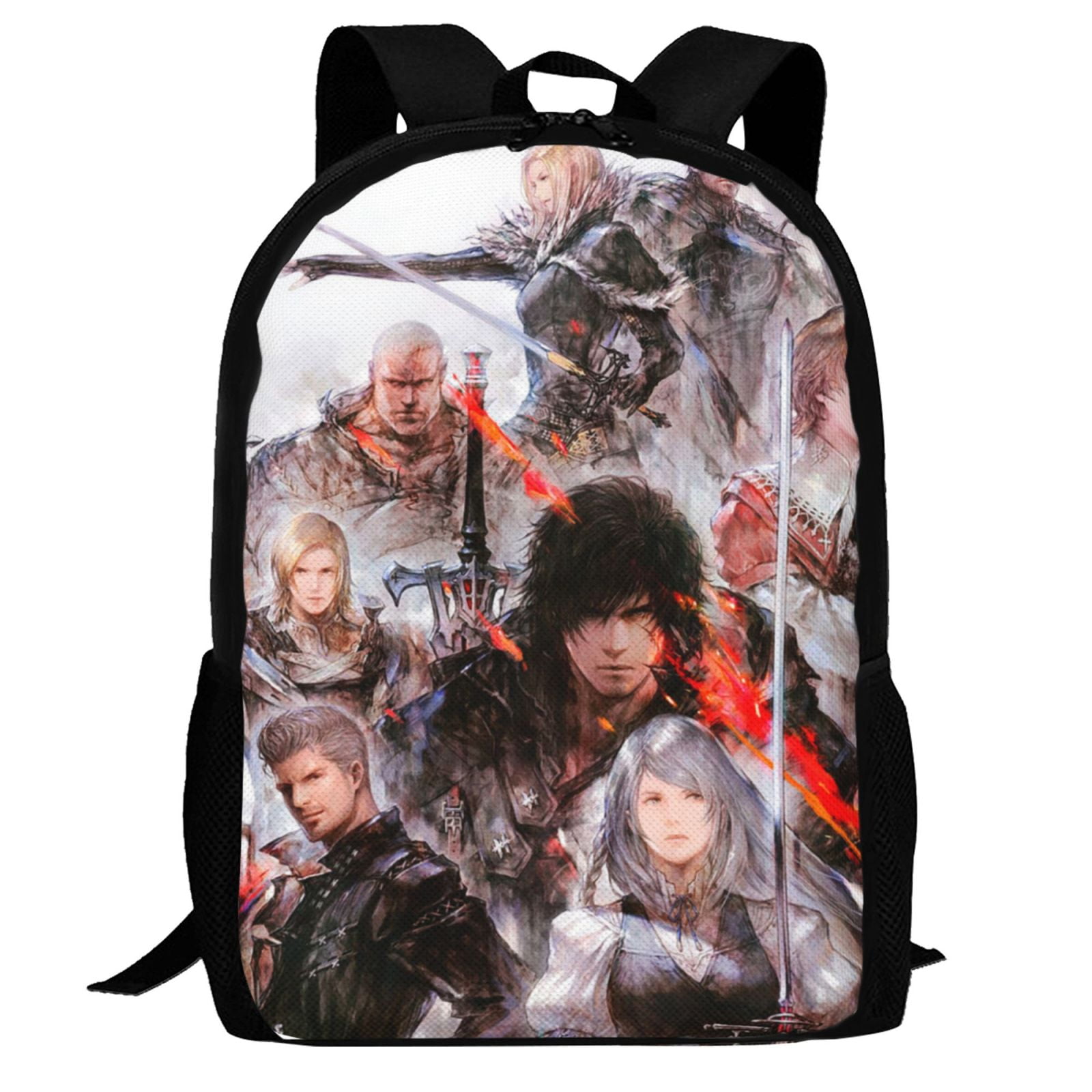 Final Fantasy Backpack, 3d Printed Laptop Backpack, Water Resistant ...