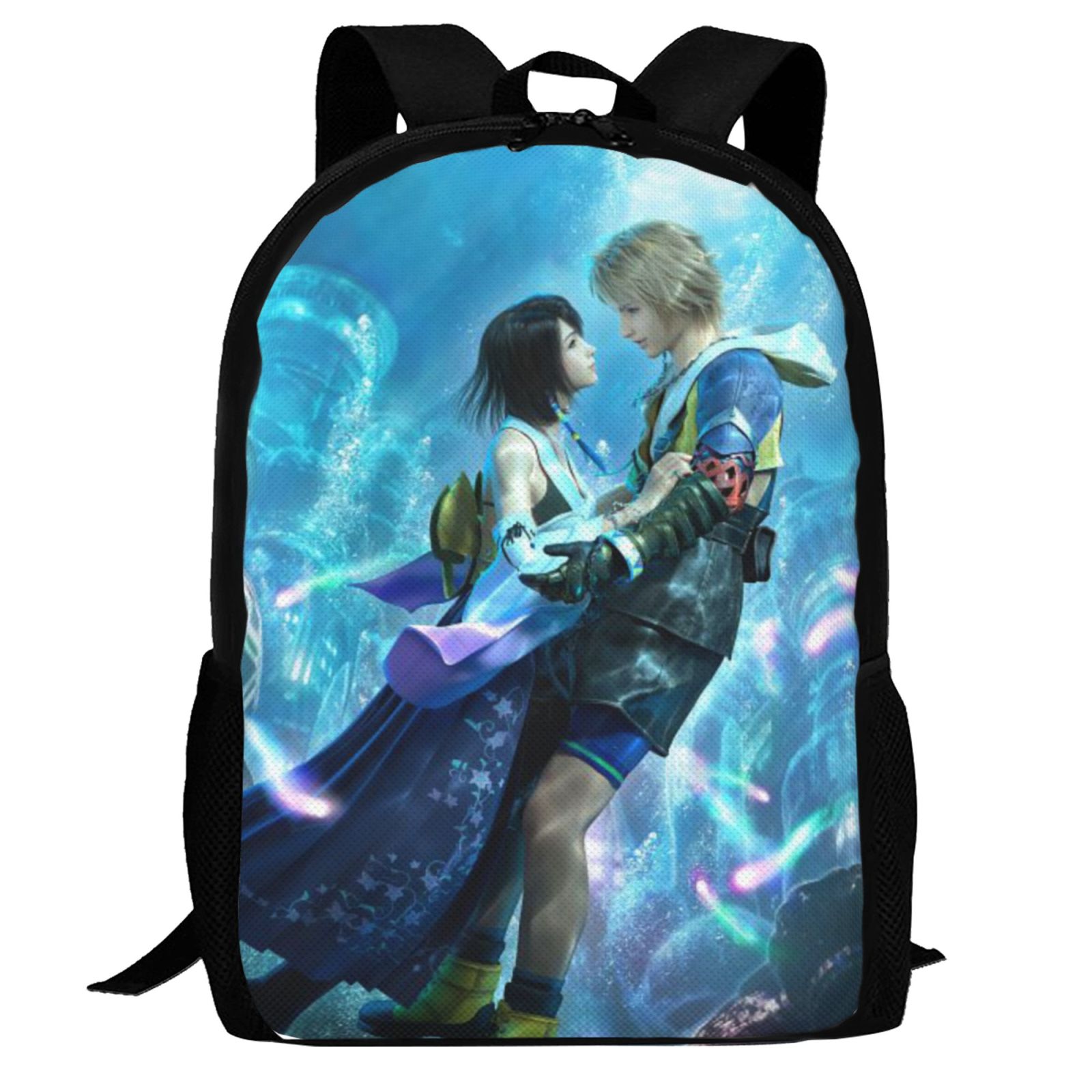 Final Fantasy Backpack, 3d Printed Laptop Backpack, Water Resistant ...