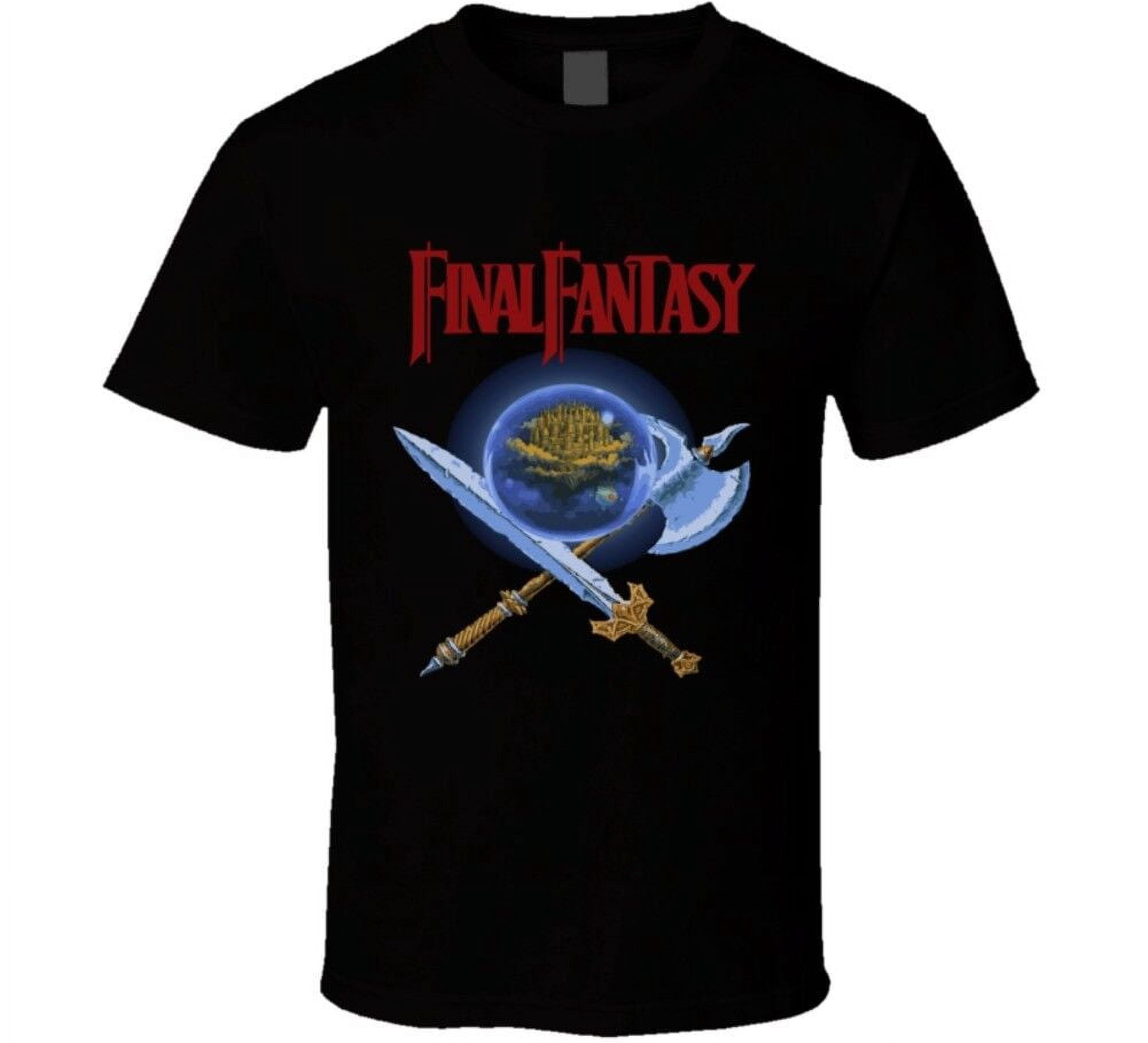 Final Fantasy Nes Box Art Retro Video Game T Shirt - Walmart.com