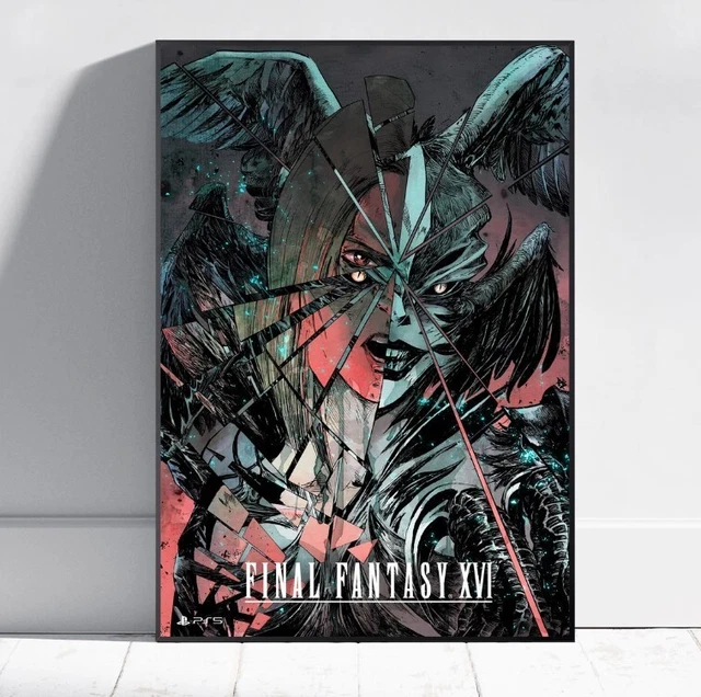 Final Fantasy Poster, Cloud Strife Wall Art, Rolled Print 10 NO FRAMED ...