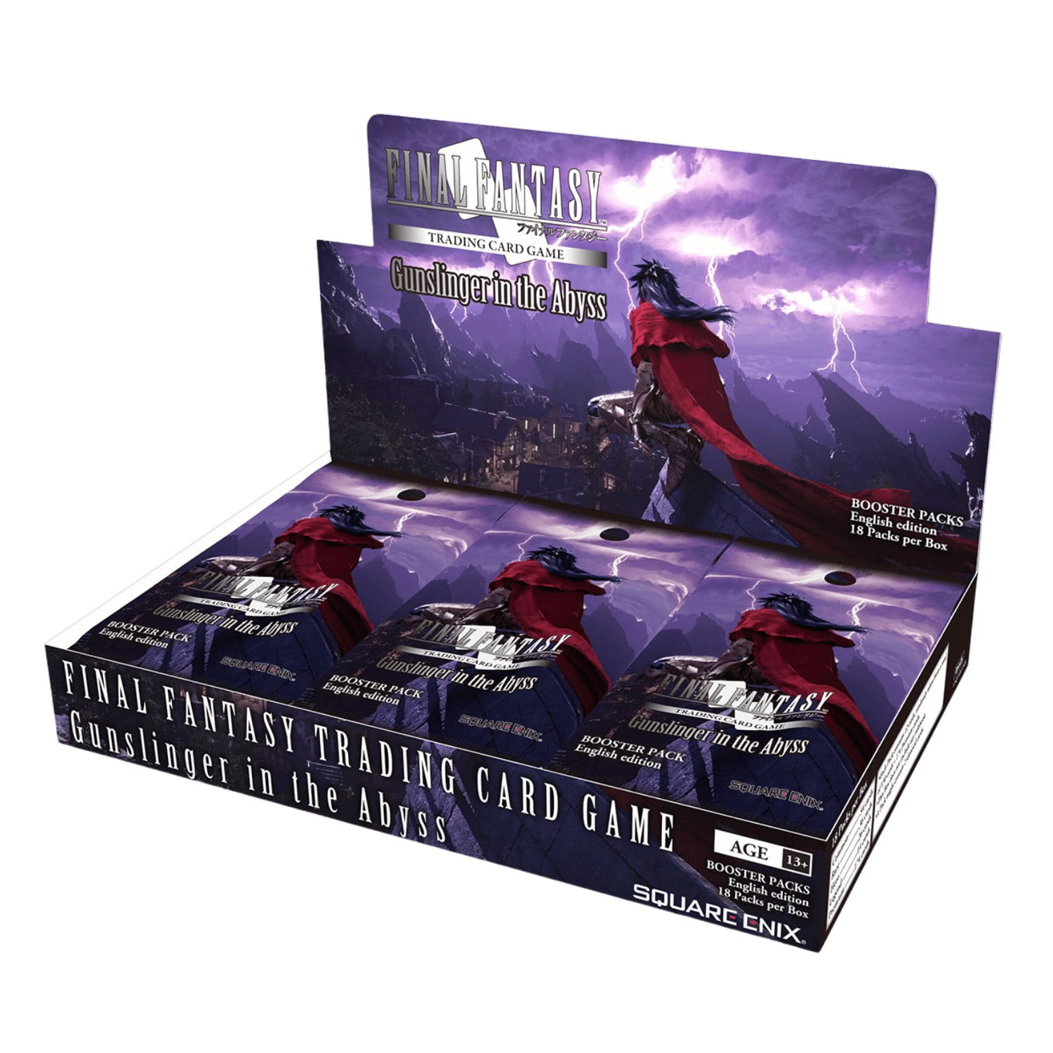 Final Fantasy TCG Booster Box: Gunslinger in The Abyss - 18 Packs ...