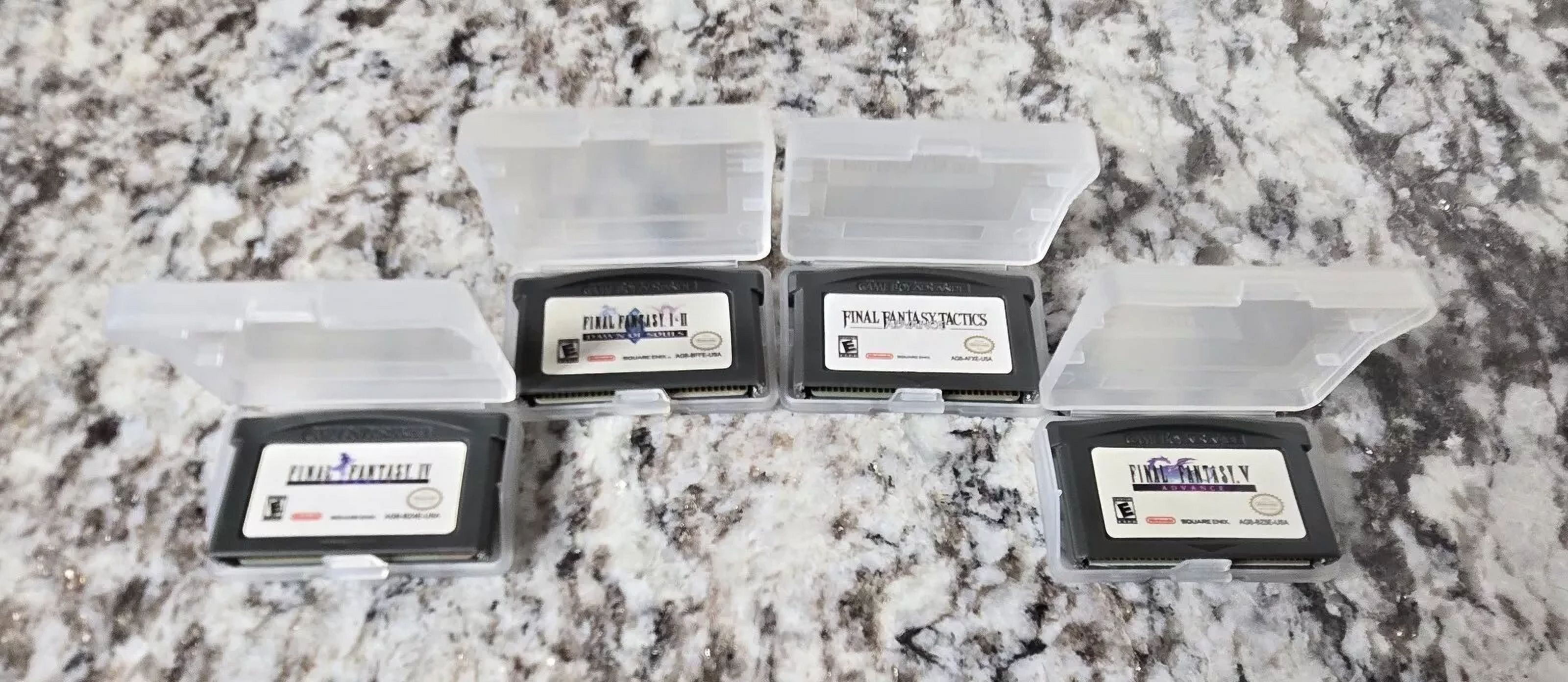 Final Fantasy Tactics,I&II 1&2,IV 4,V 5,VI 6 Nintendo Game Boy Advance ...