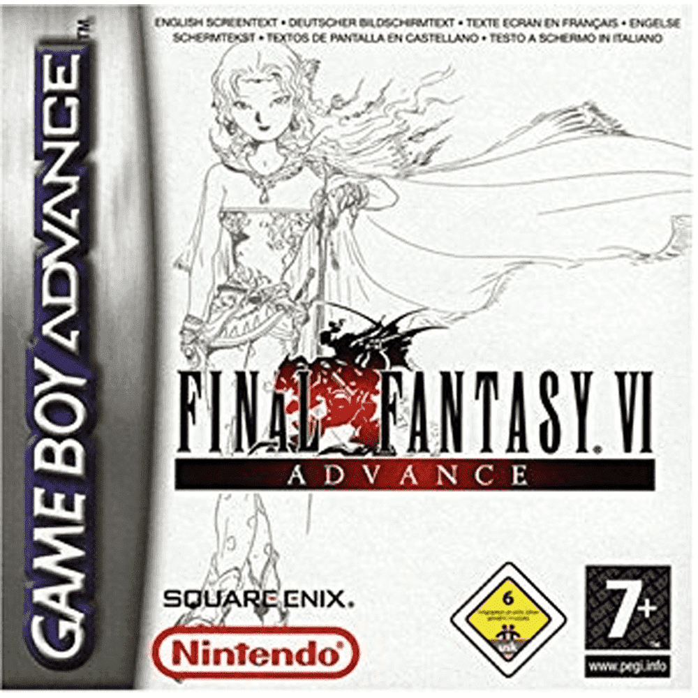 Final Fantasy VI Advance Games Cartridge Card for GBA/GBASP/NDS/IDS/NDSL/IDSL, US Version ...